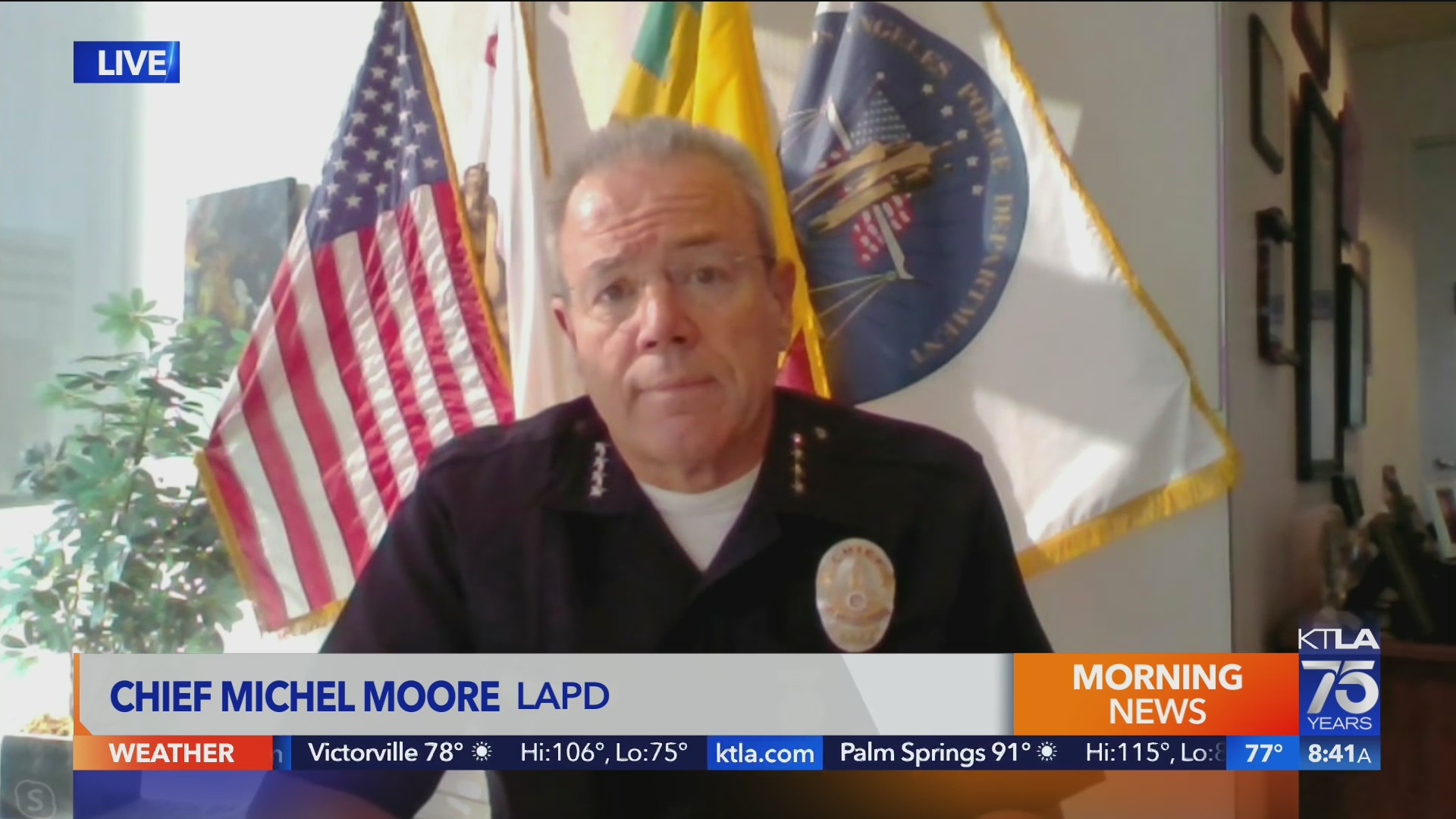 LAPD Chief Moore talks street takeovers, gun violence, LAUSD ...