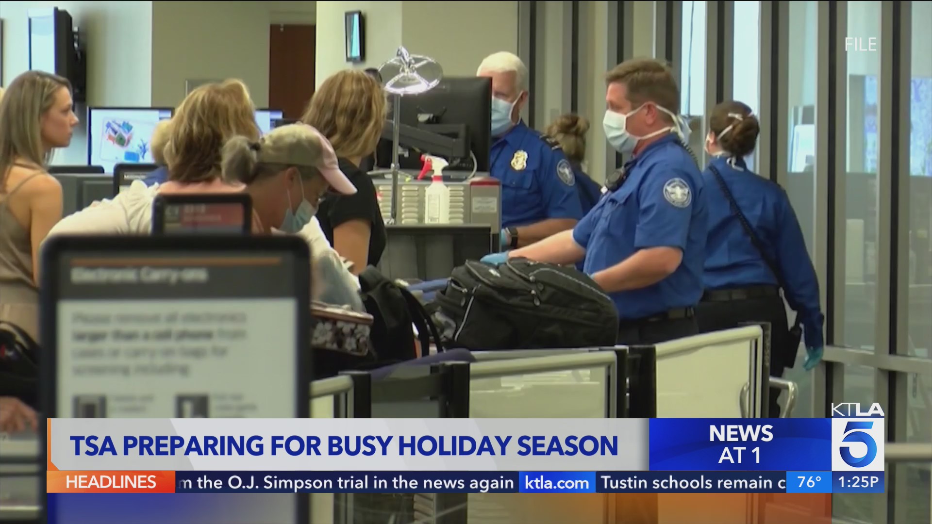 TSA bracing for busiest-ever holiday travel season – KTLA