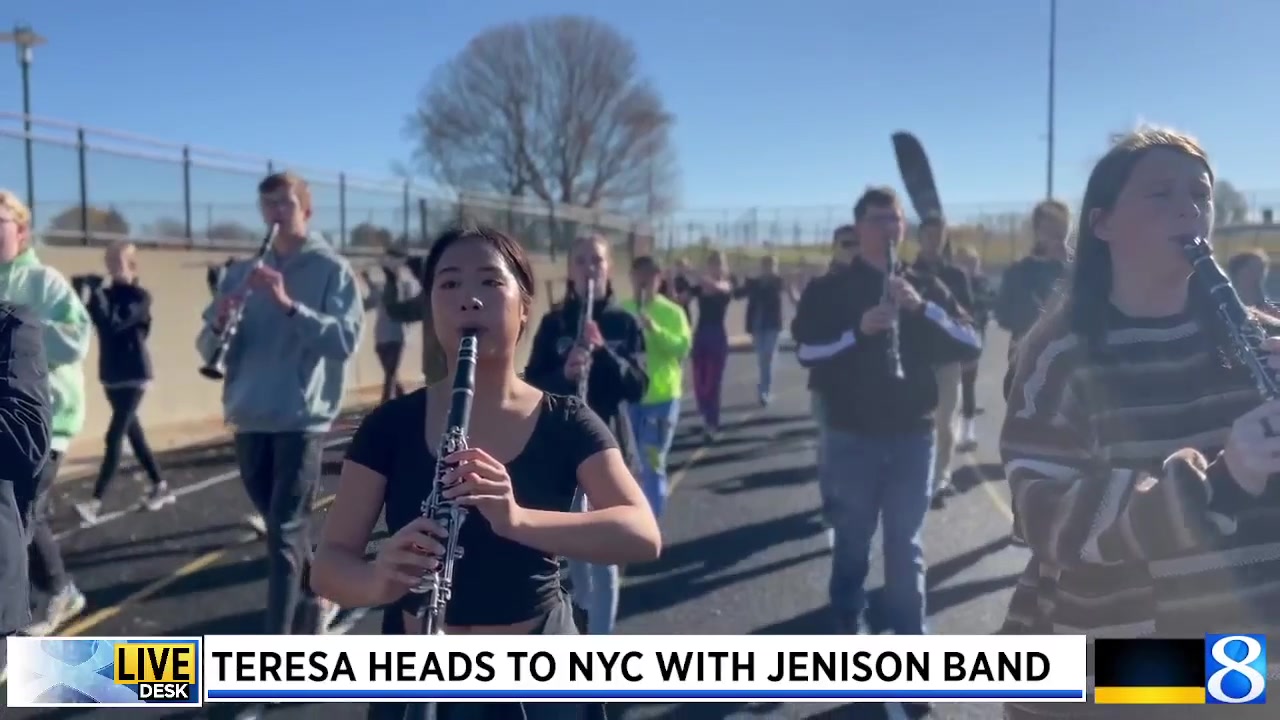 Jenison Marching Band heads to Macy’s Thanksgiving Day Parade – WOODTV.com