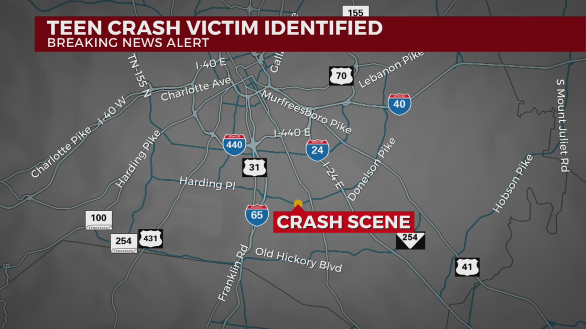 Teen killed after crash on Harding Place – WKRN News 2