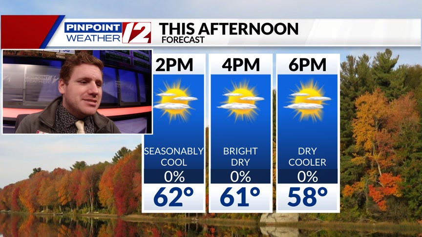 Weather Now: Mainly Sunny, Seasonably Cool Today – WPRI.com