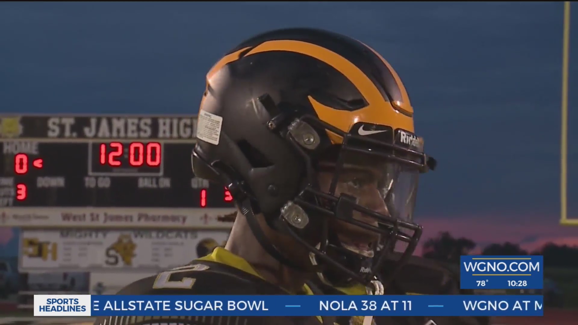 FNF: Vandebilt Catholic 7, St. James 14 (Jamboree) – WGNO