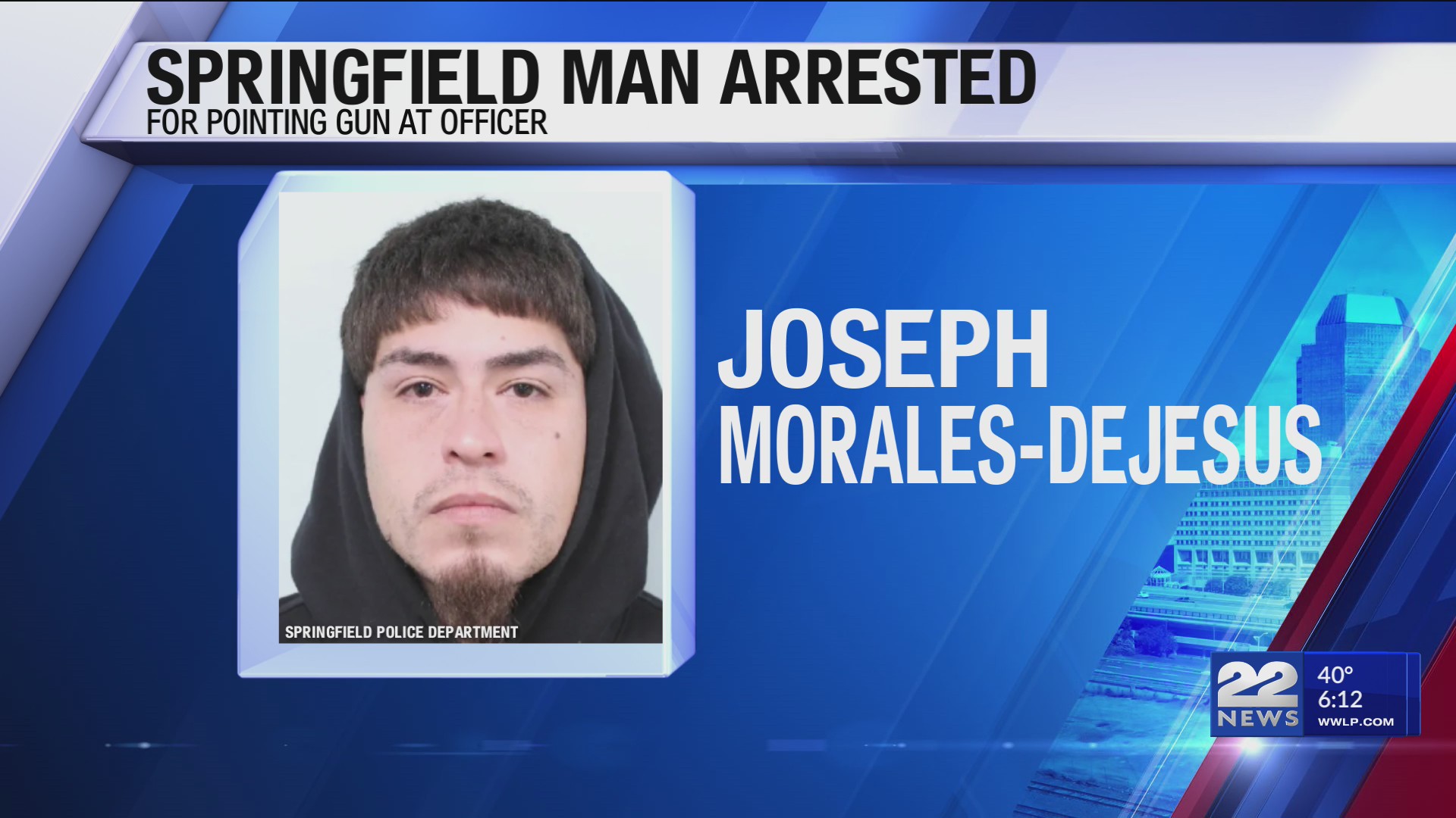 Springfield man arrested after pointing loaded gun at officer – WWLP