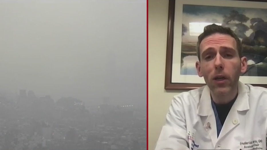 Doctor talks about risks with poor air quality in NY, NJ – PIX11