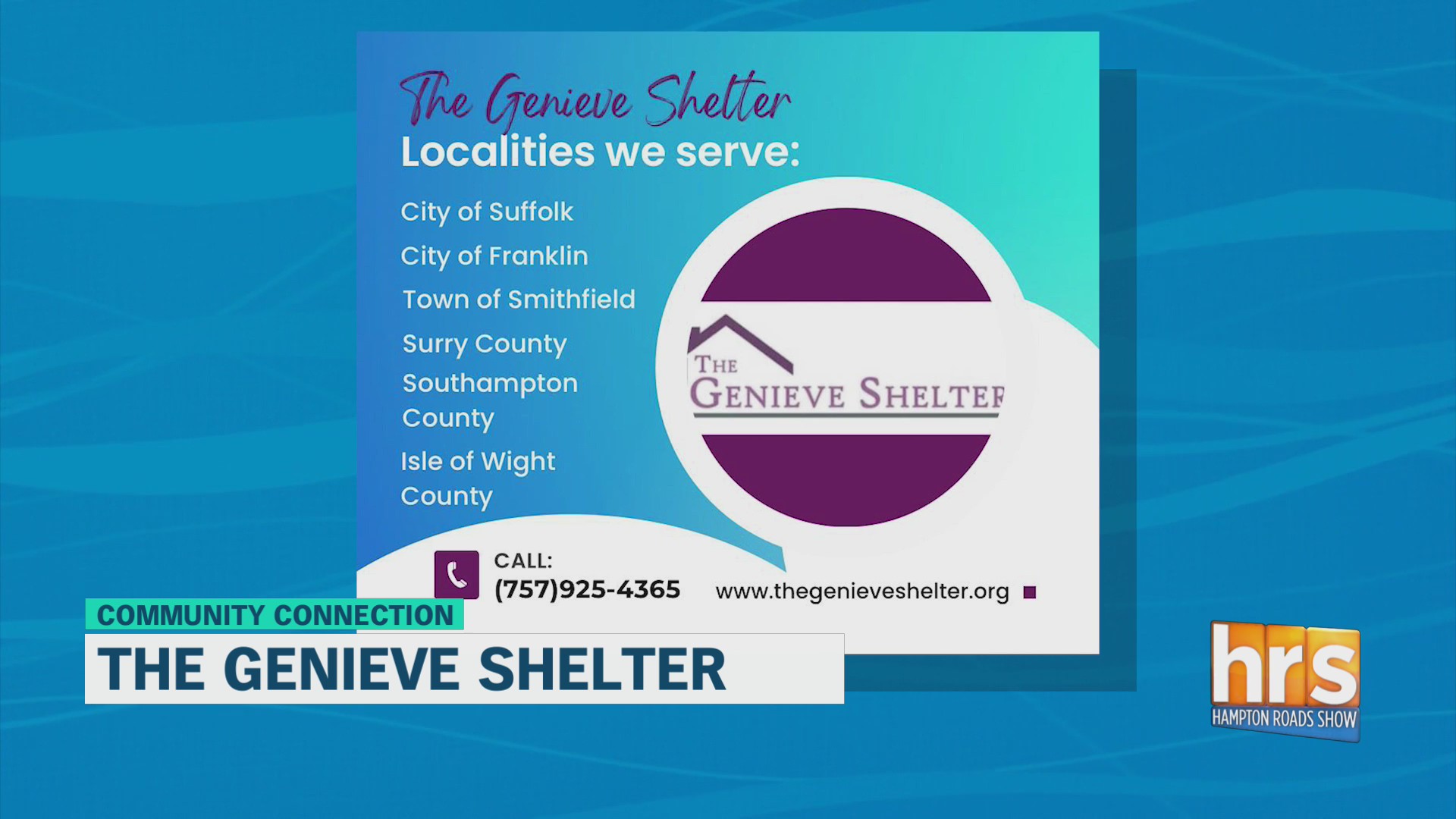 Community Connection: The Genieve Shelter – WAVY.com