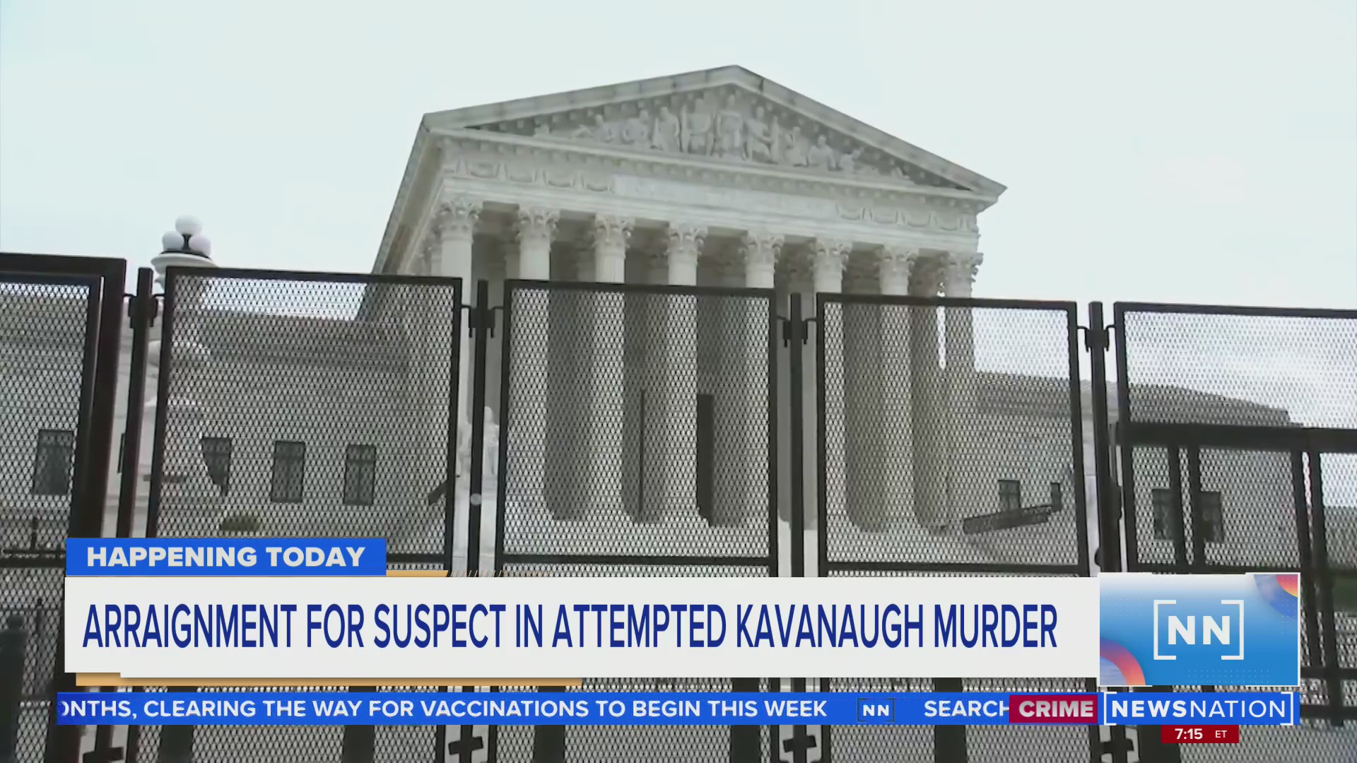 Arraignment for suspect in Kavanagh attempted murder | Morning in ...