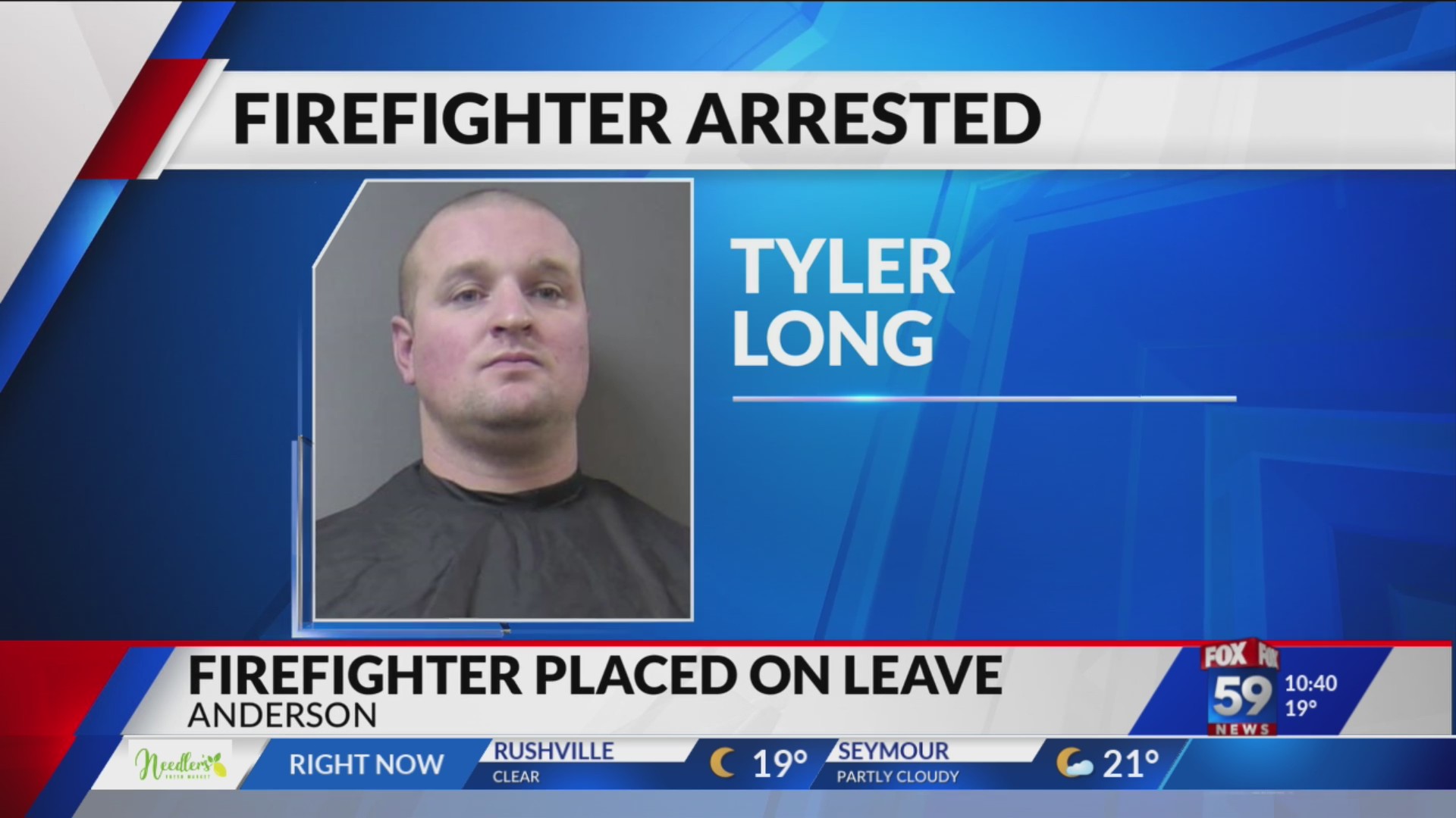 Anderson firefighter arrested for domestic battery – Fox 59