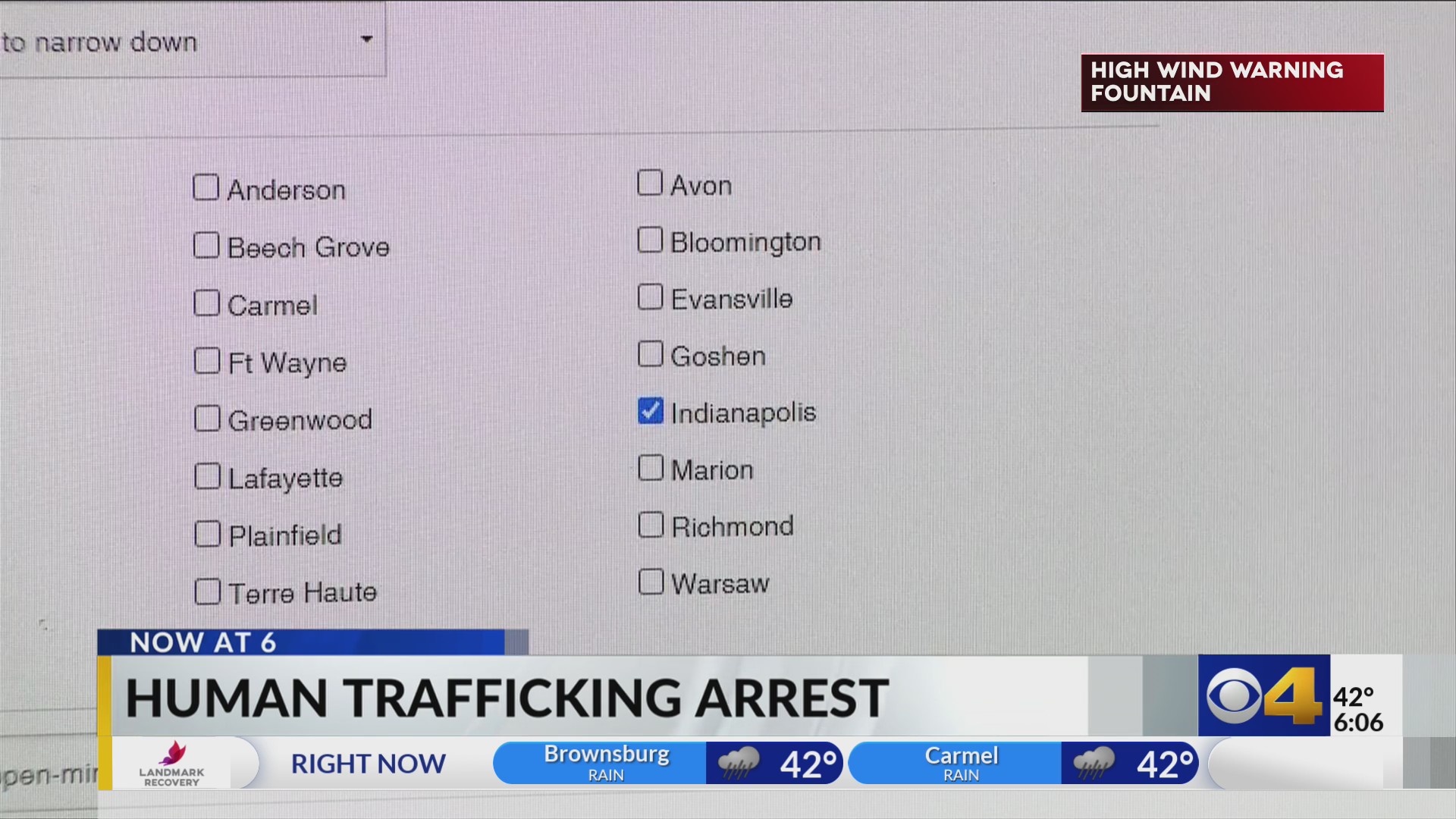 Human trafficking arrest, Indiana teens rescued – WTTV CBS4Indy