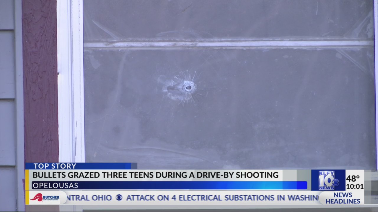Bullets graze three teens during drive by shooting – KLFY.com