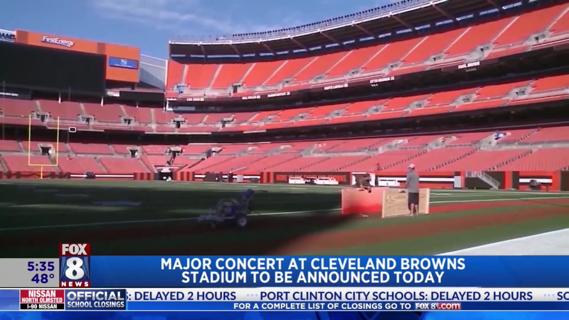 Major concert coming to Cleveland Browns Stadium – Fox 8 Cleveland WJW