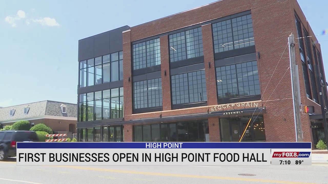 First businesses open in High Point Food Hall – FOX8 WGHP