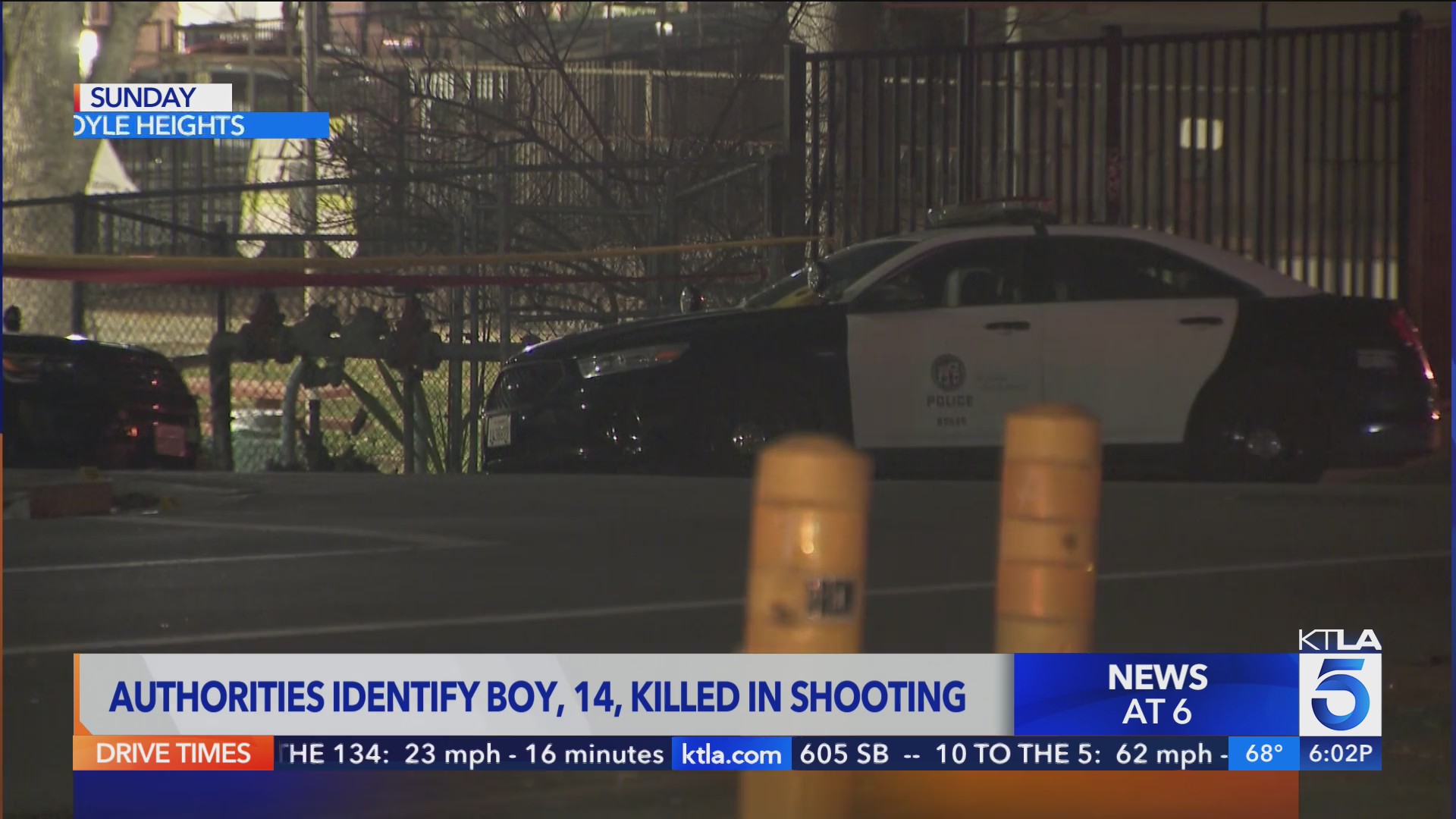 Authorities identify boy, 14, killed in shooting in Boyle Heights – KTLA