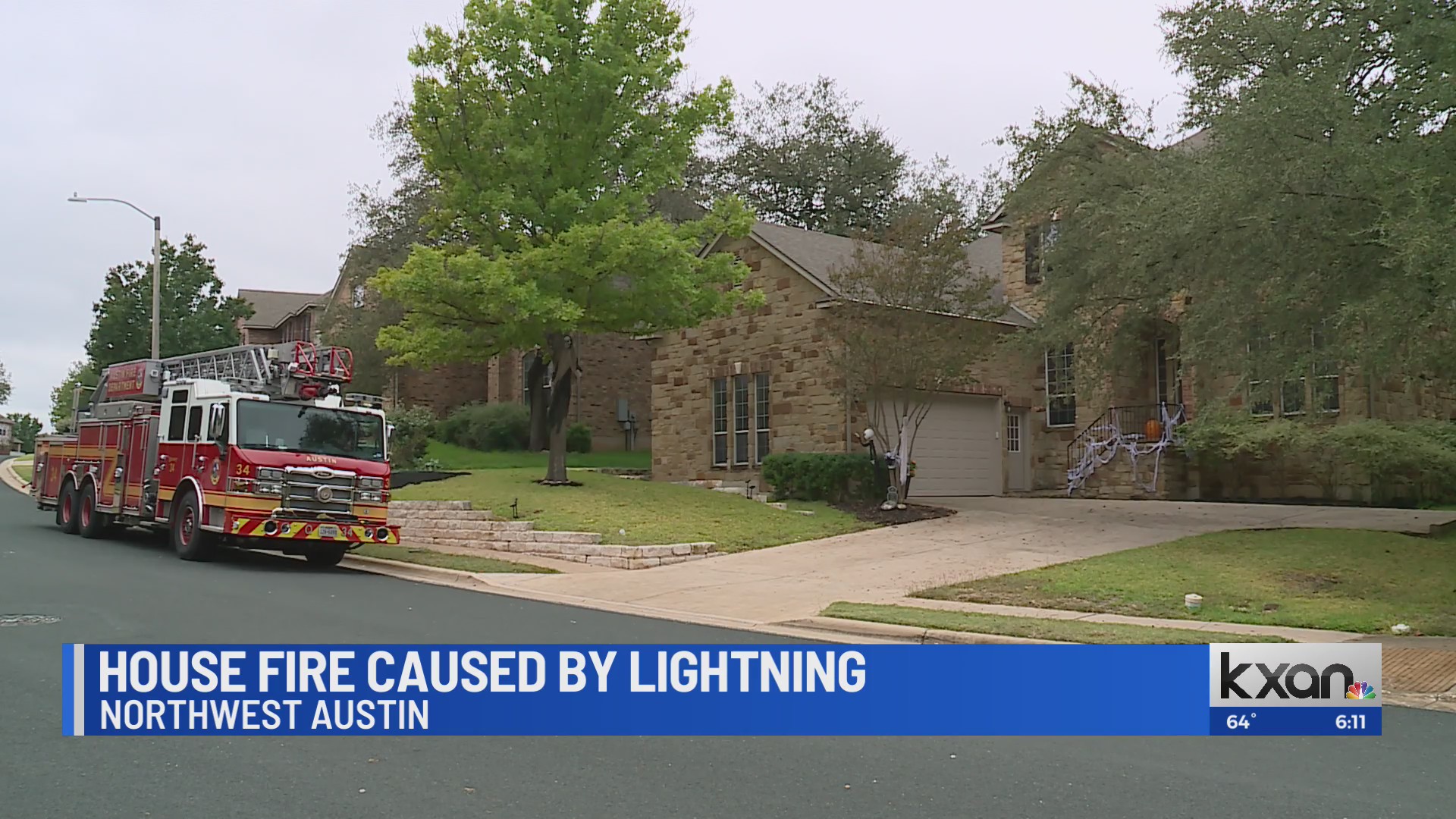 AFD: House fire in northwest Austin caused by lightning strike – KXAN ...