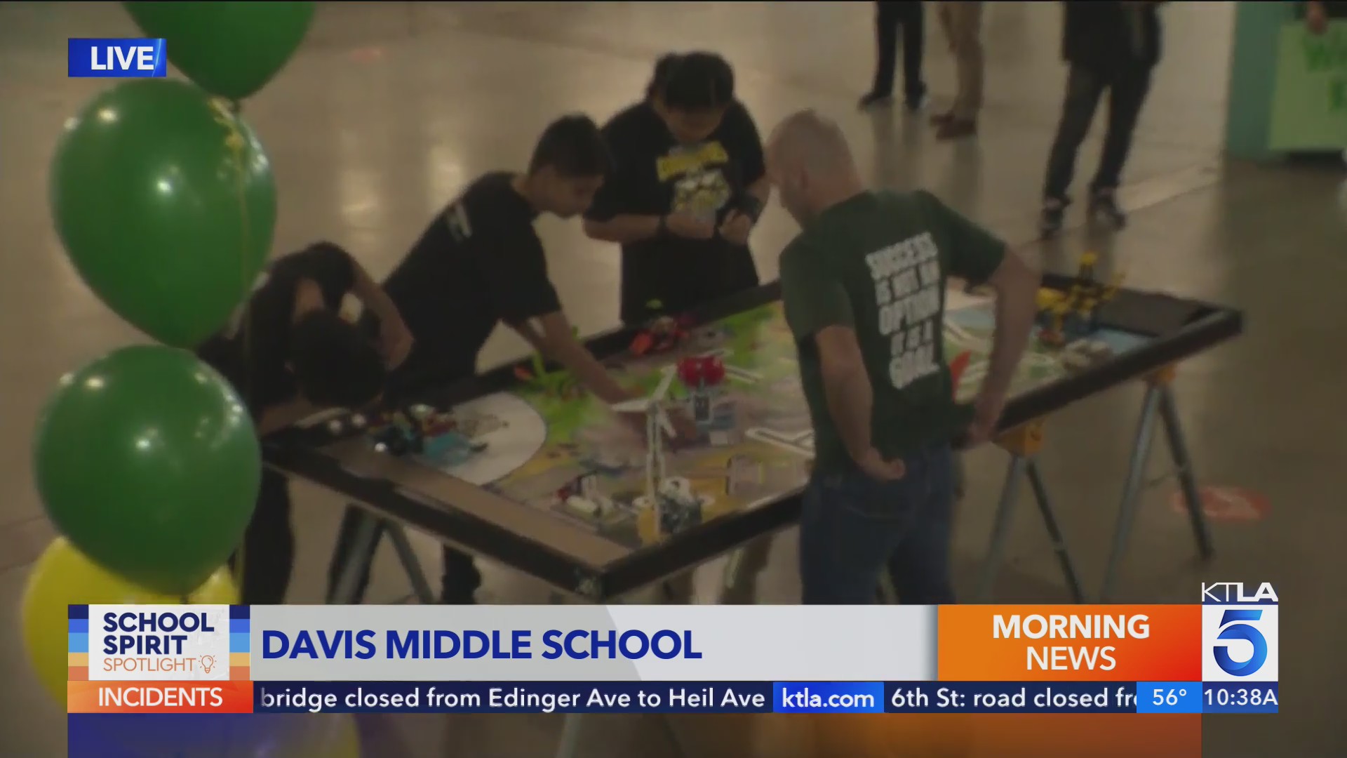 School Spirit Spotlight: Davis Middle School (10 a.m.) – KTLA