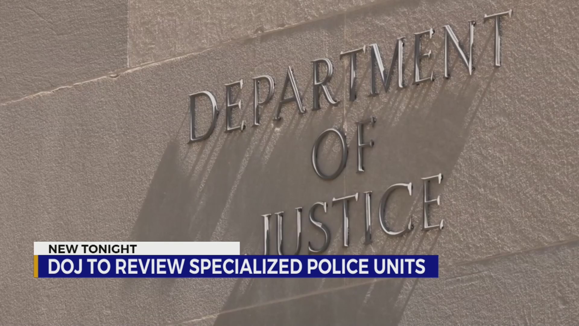 DOJ to review specialized police units – WKRN News 2