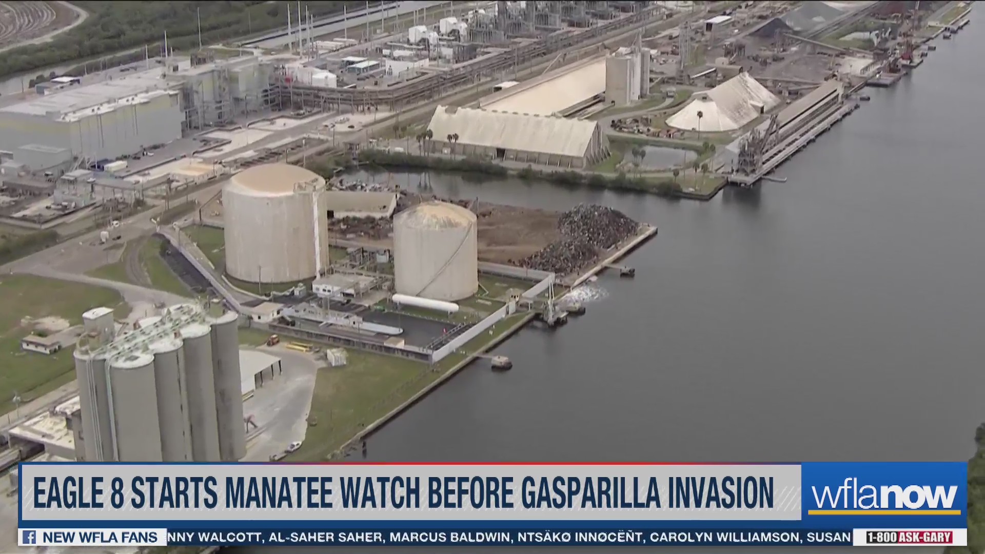 Eagle 8 starts manatee watch – WFLA