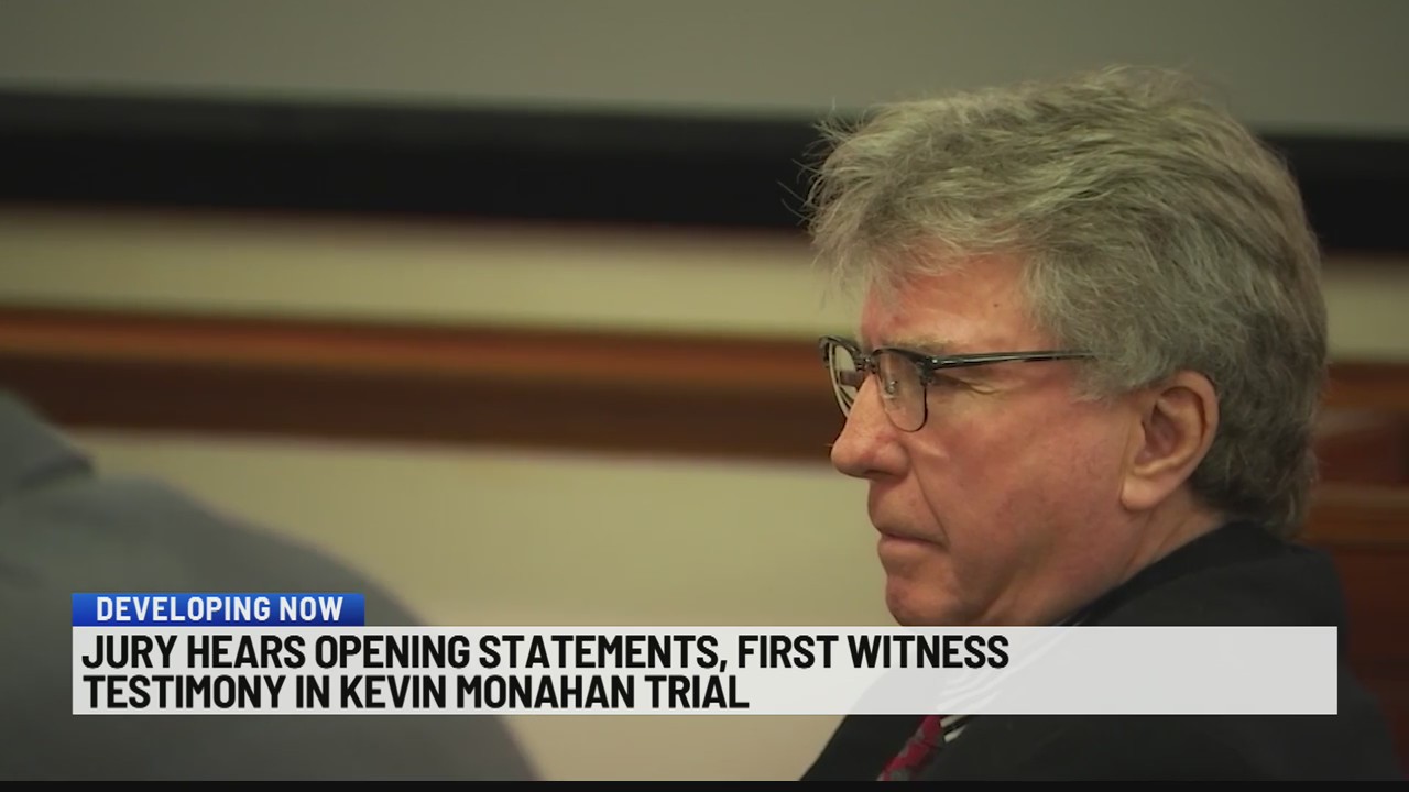 Jury hears opening statements, first witness testimony in Kevin Monahan ...