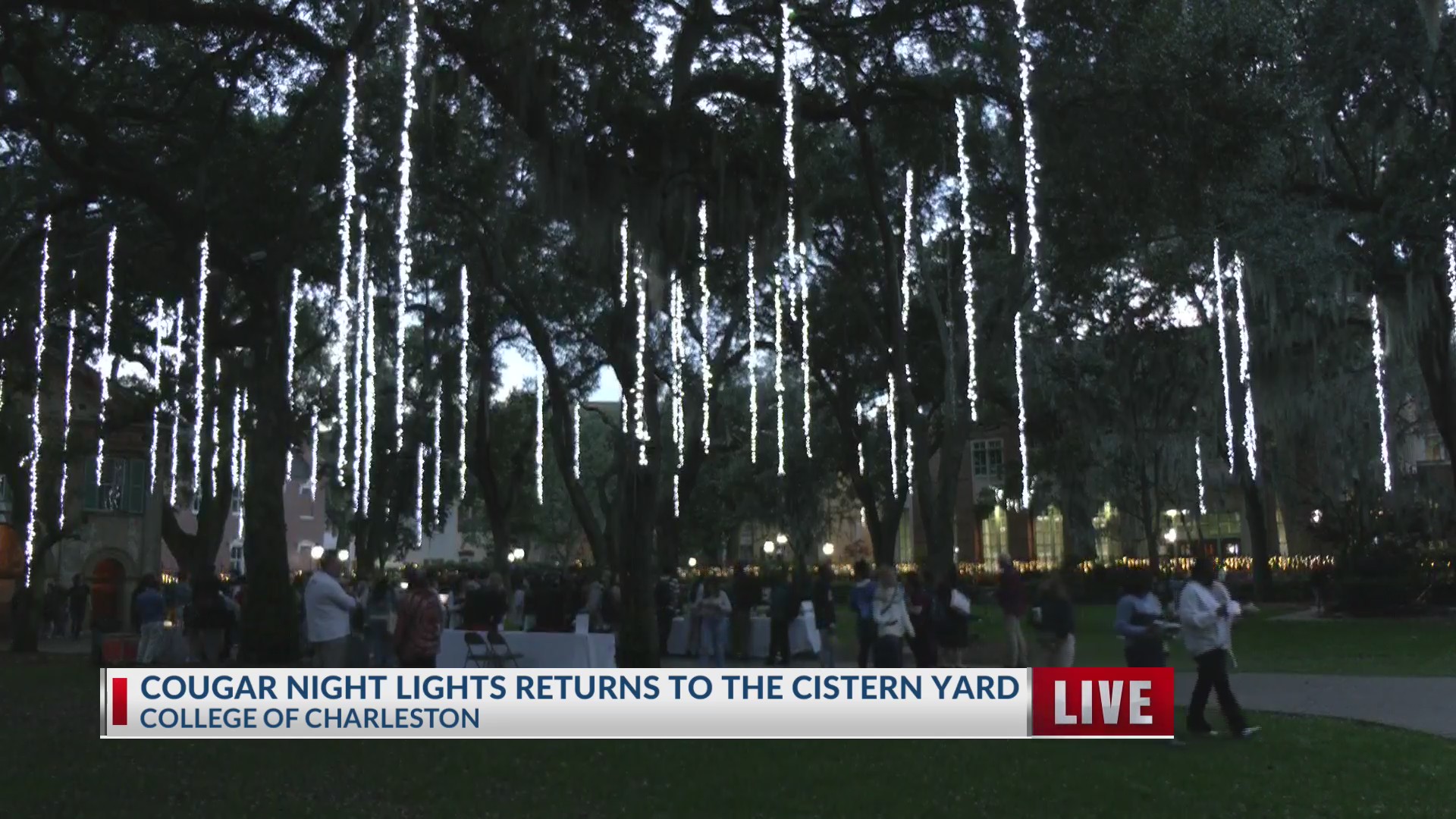 College of Charleston Cistern Yard holiday light show returns – WCBD News 2