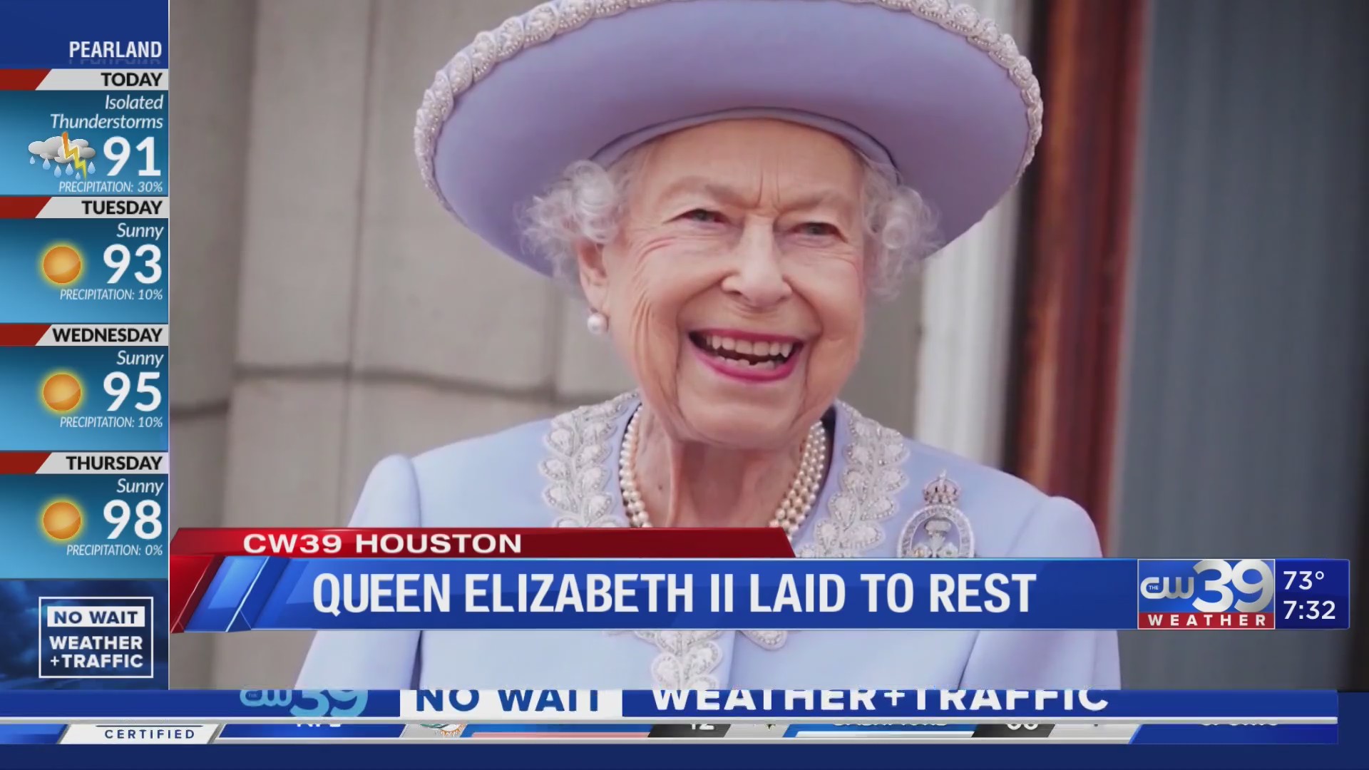 Queen Elizabeth II laid to rest – Anna Wiernicki – CW39 Houston