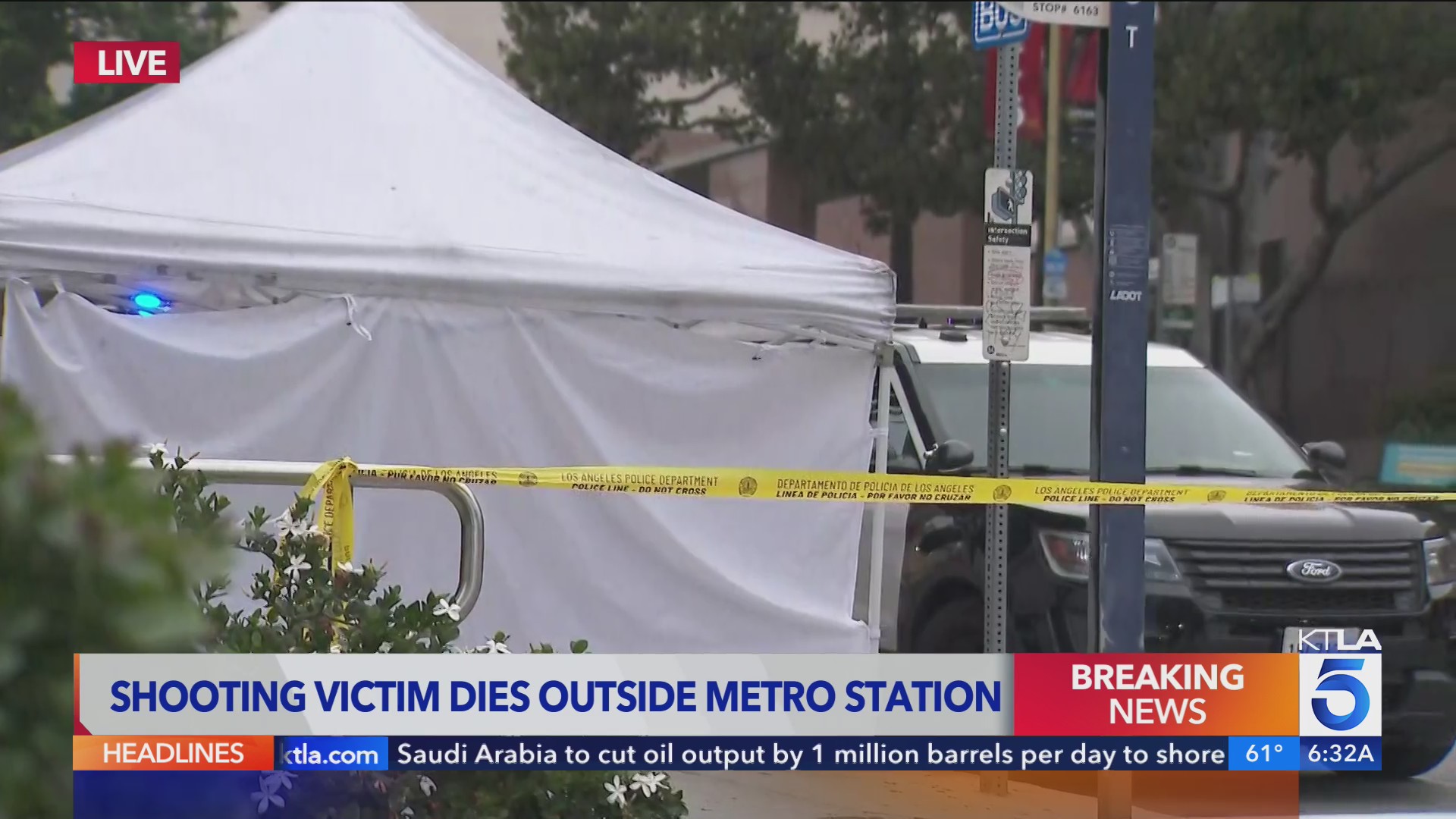 Shooting victim dies near downtown L.A. Metro station – KTLA