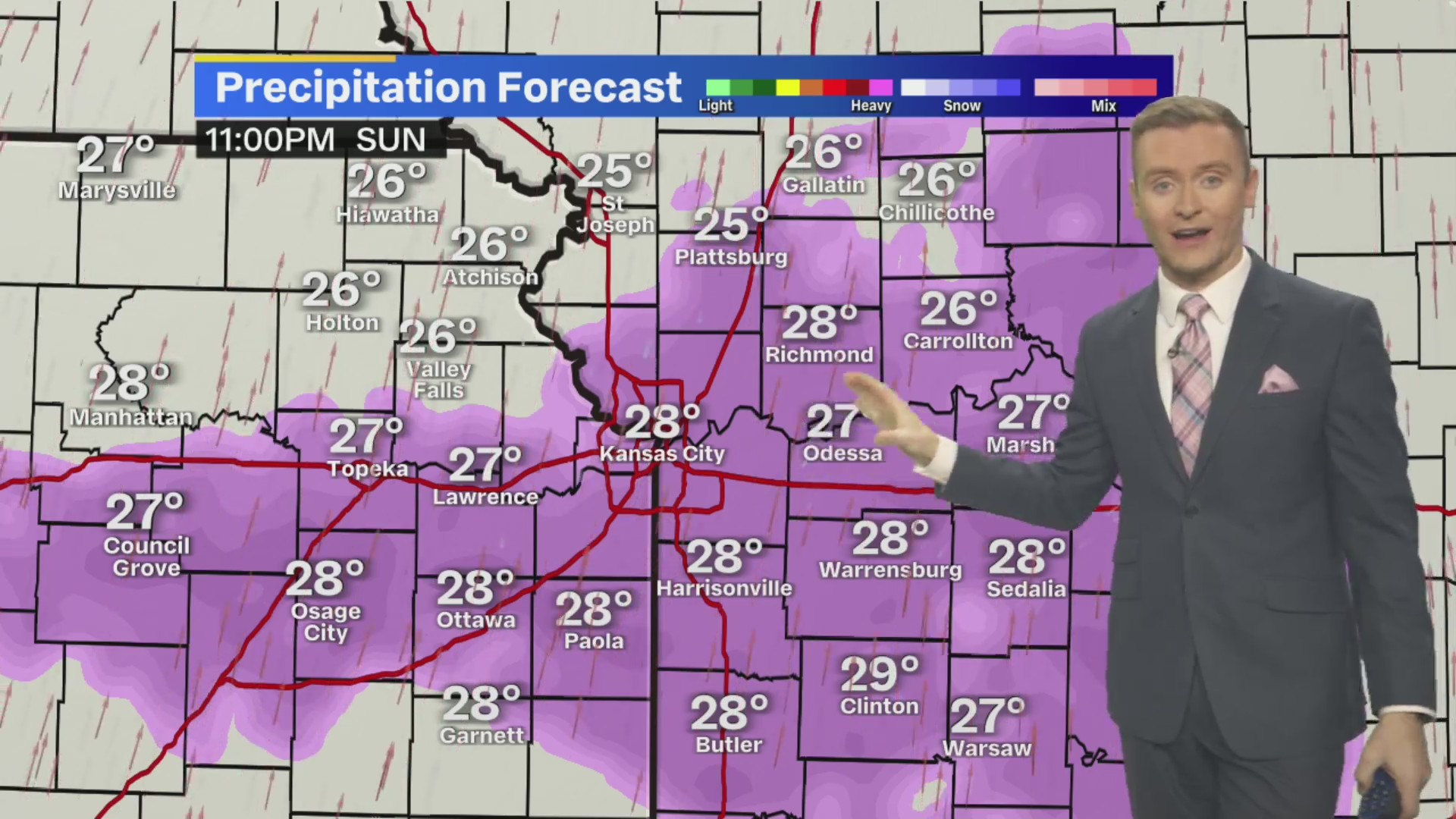 Windy Sunday, with some ice before the rain – FOX 4 Kansas City WDAF-TV ...