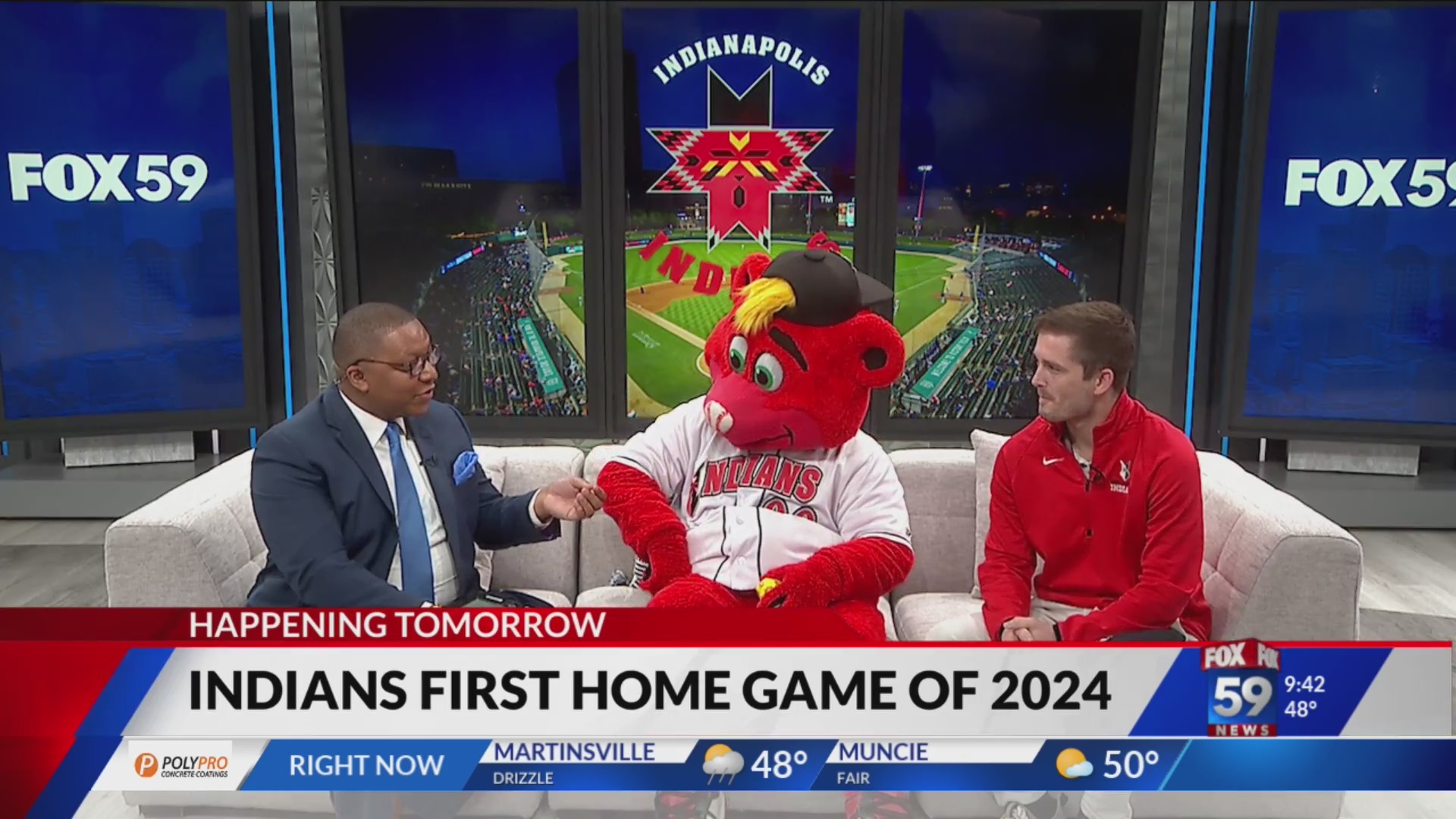 Indians Opening Homestand Tuesday, April 2nd – Fox 59