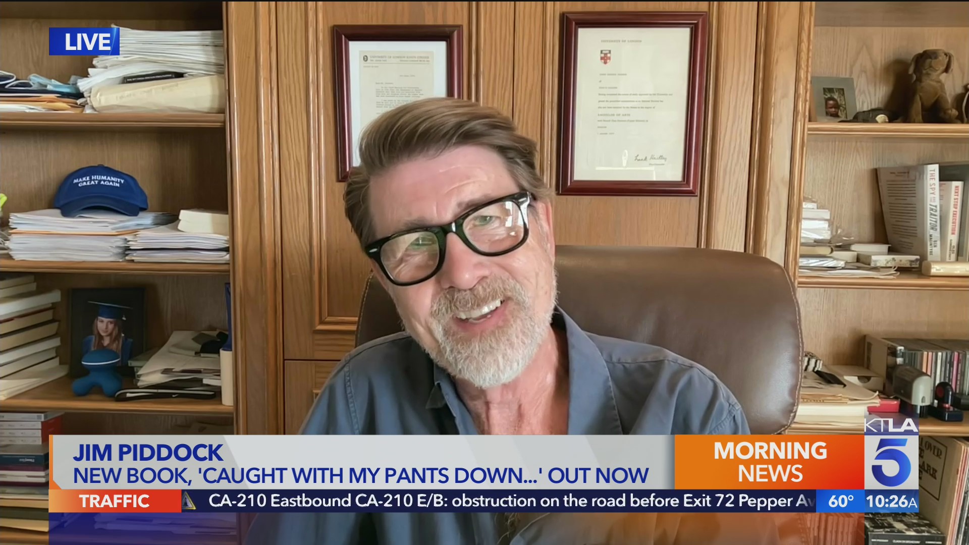 Jim Piddock talks newly released book – KTLA