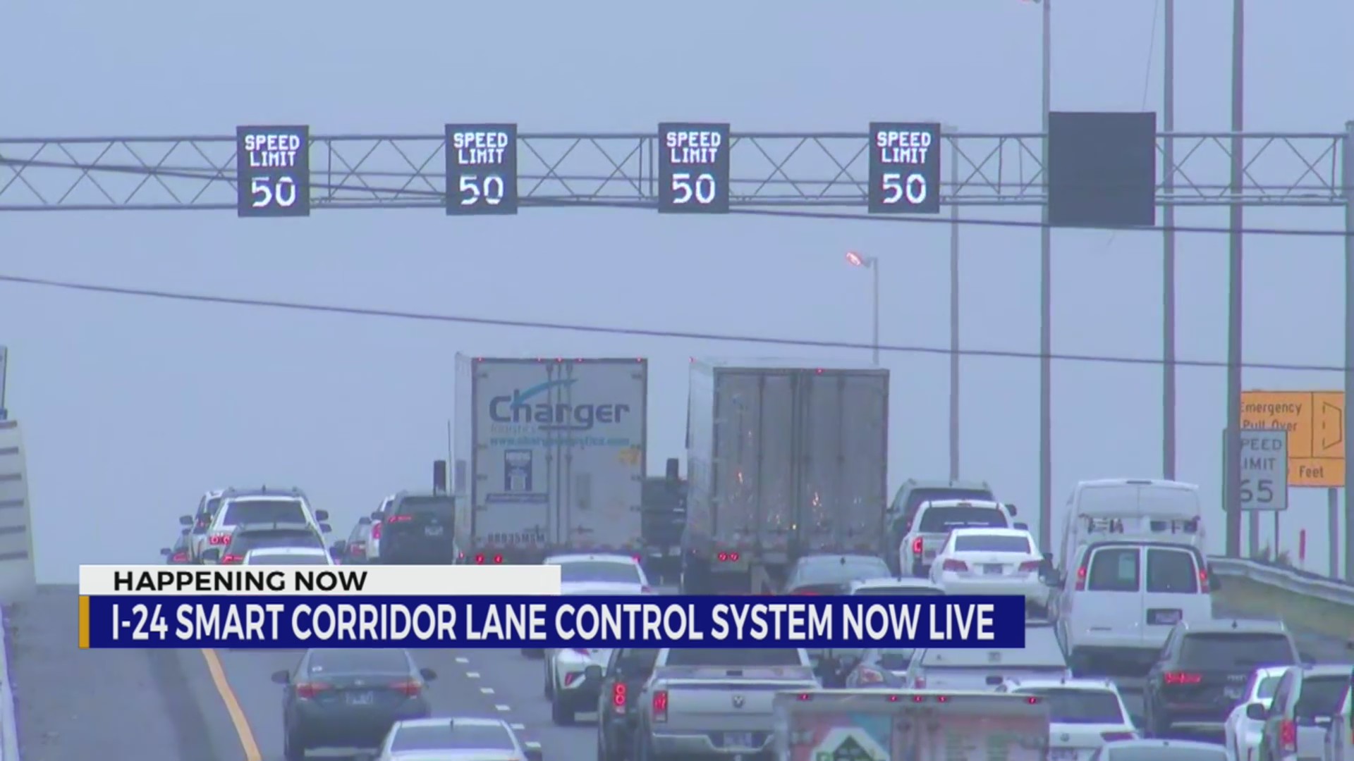 I-24 Smart Corridor lane control system now live – WKRN News 2