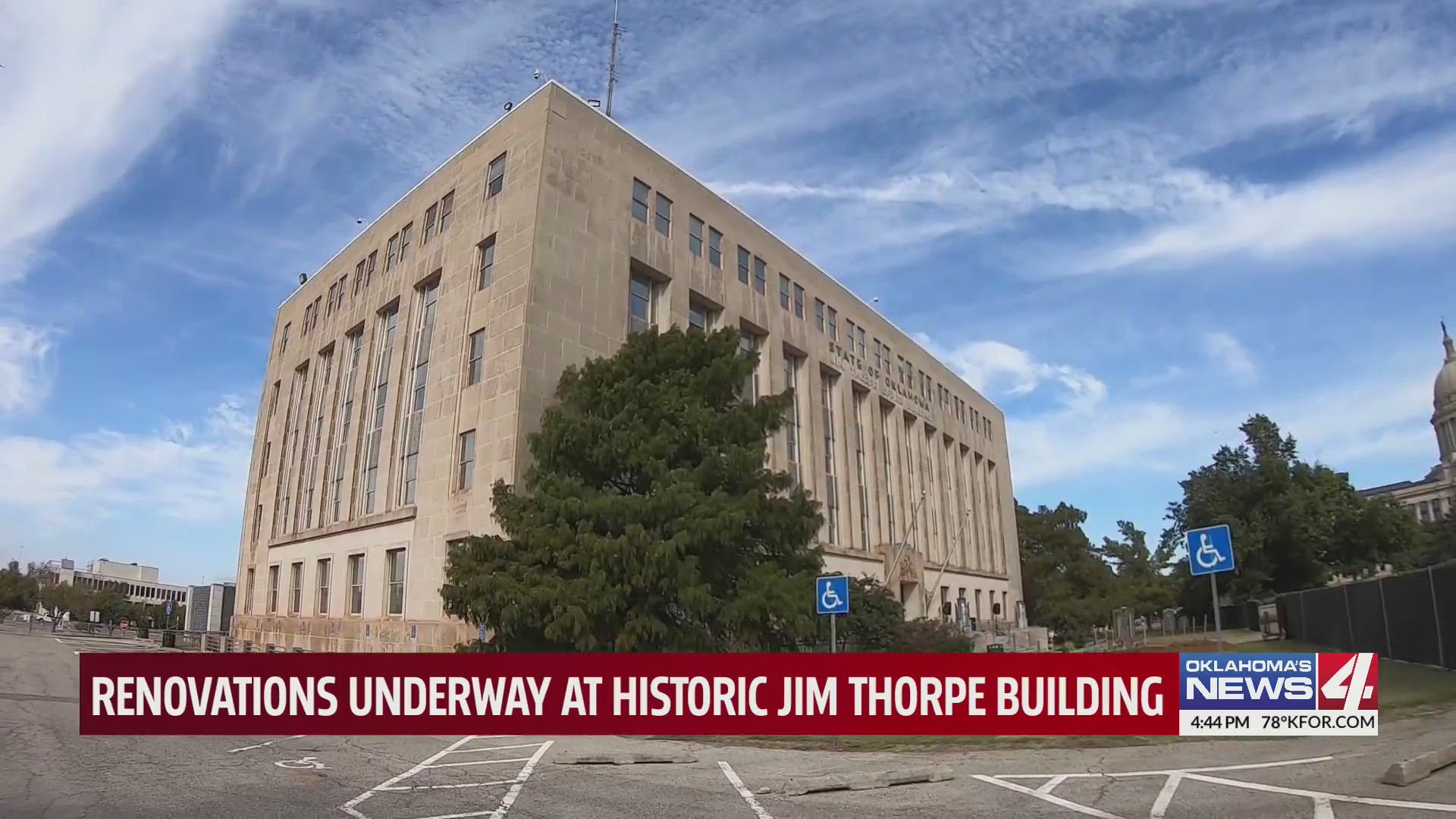 Renovations begin for historic Jim Thorpe Office Building – KFOR.com ...