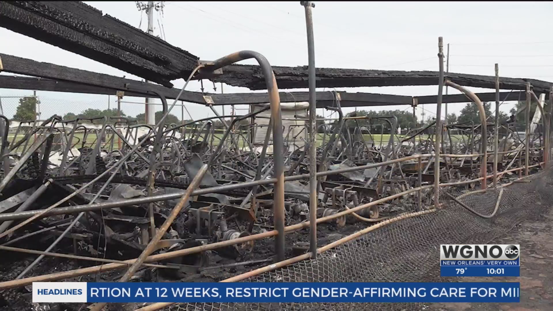 Dozens of golf carts destroyed in Chateau Golf & Country Club fire – WGNO