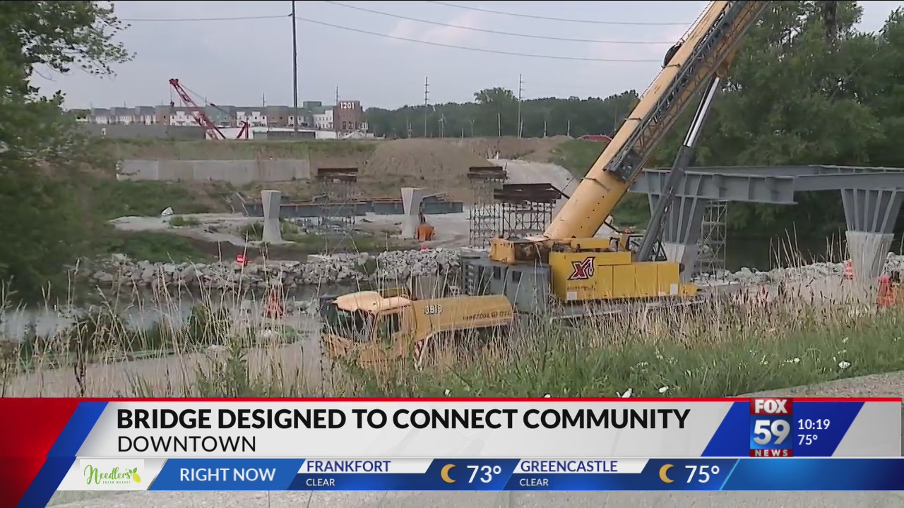 New downtown Indy bridge designed to connect the community – Fox 59