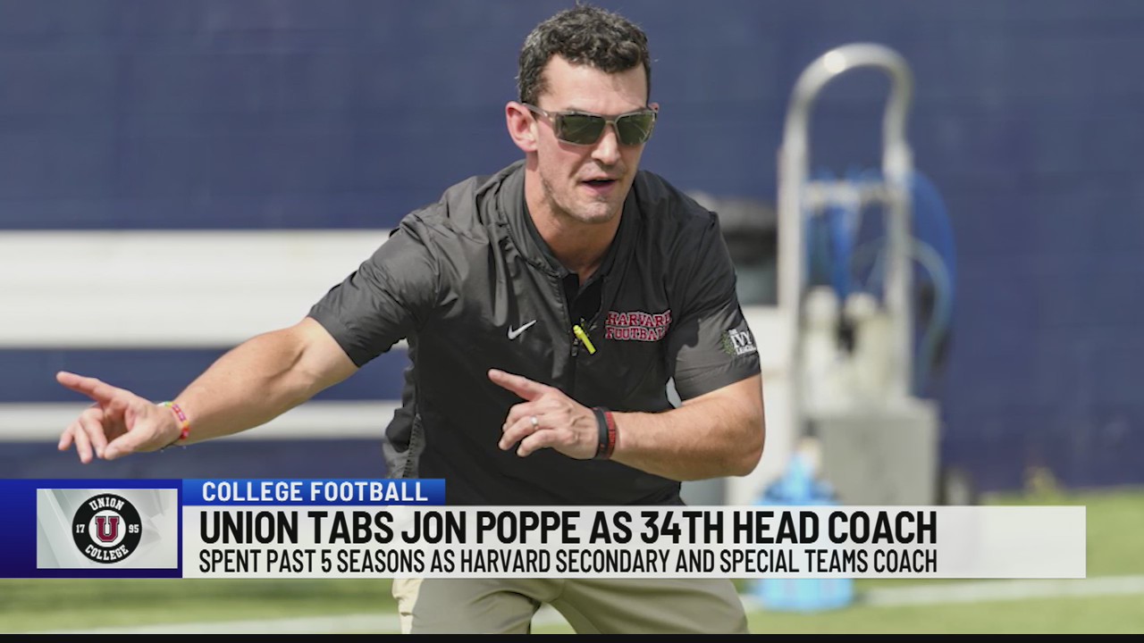 Jon Poppe named head football coach at Union College – NEWS10 ABC