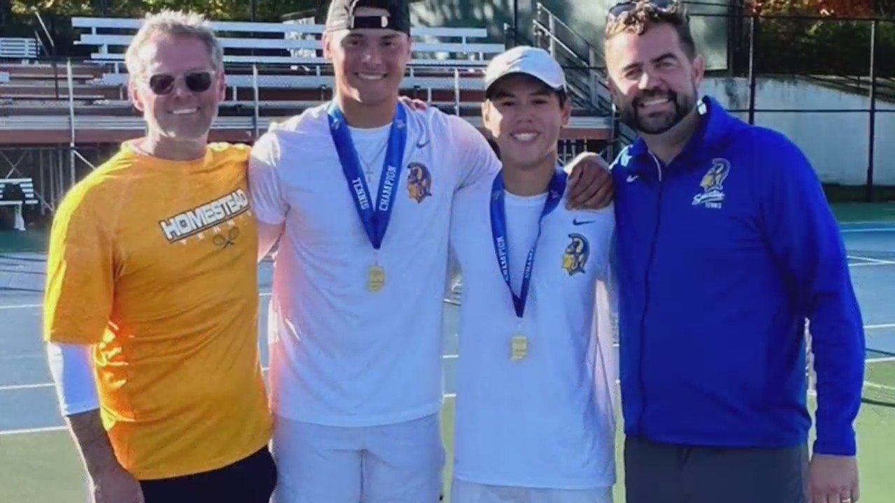 Homestead’s Alex Graber and Eric Ji bring home state doubles title in ...