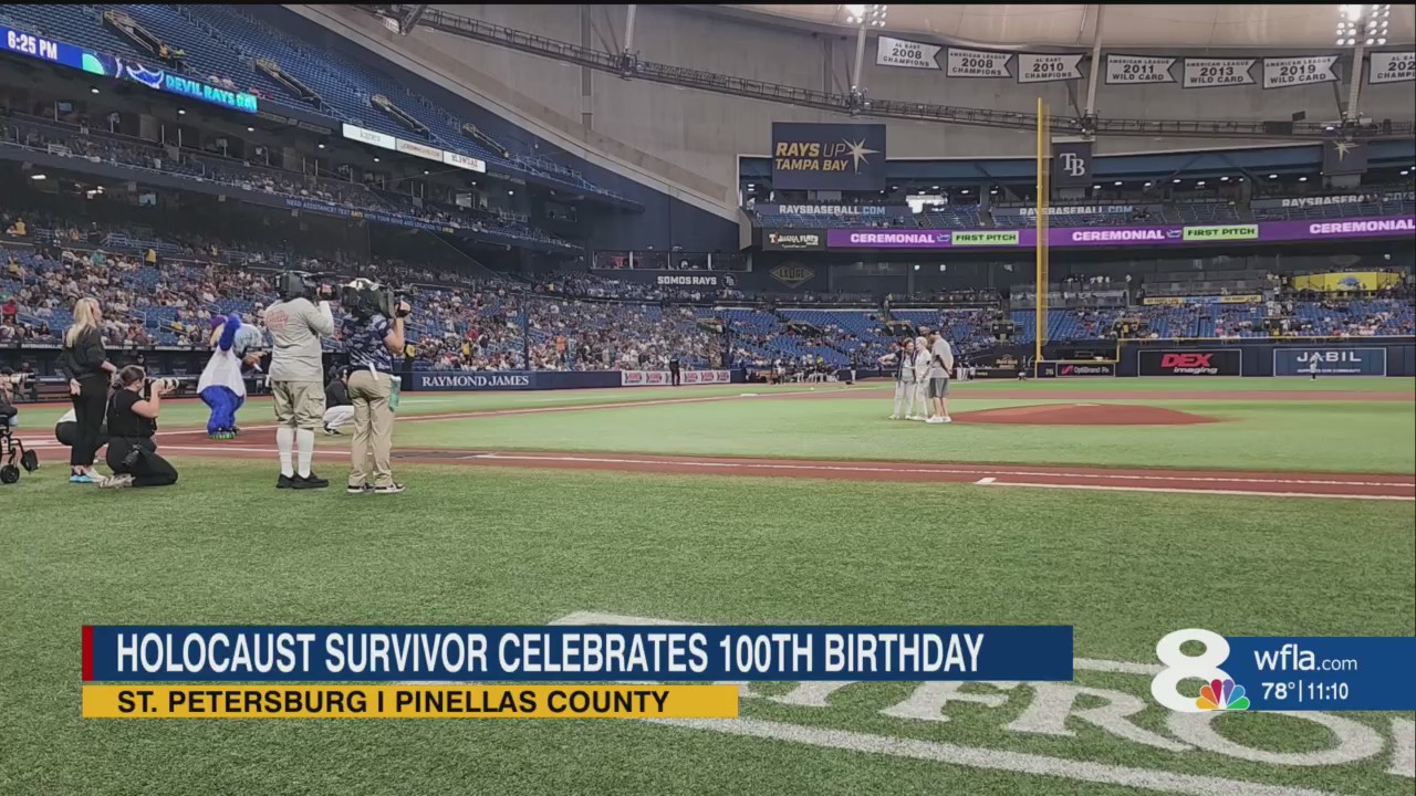 Holocaust survivor celebrates 100th birthday by throwing out first ...