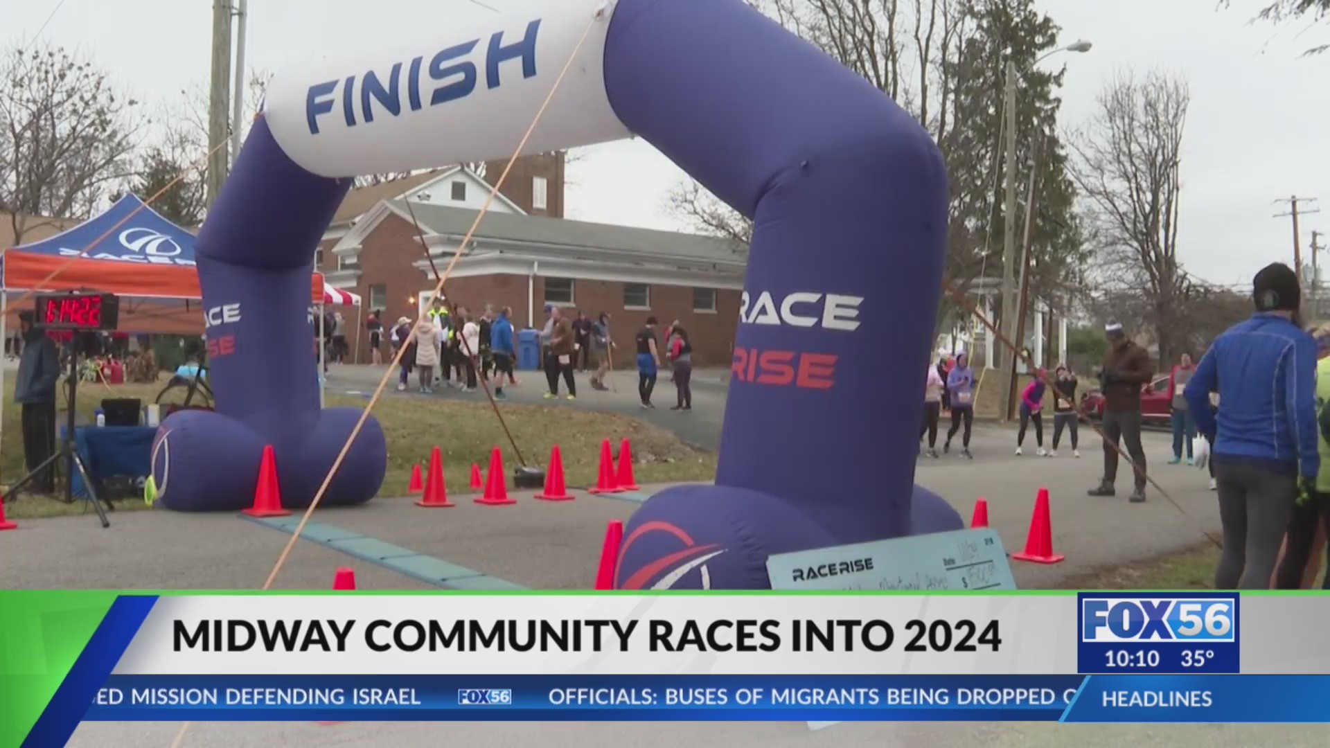 Hundreds cross the finish line into 2024 at annual Midway 5k, 10K – FOX ...