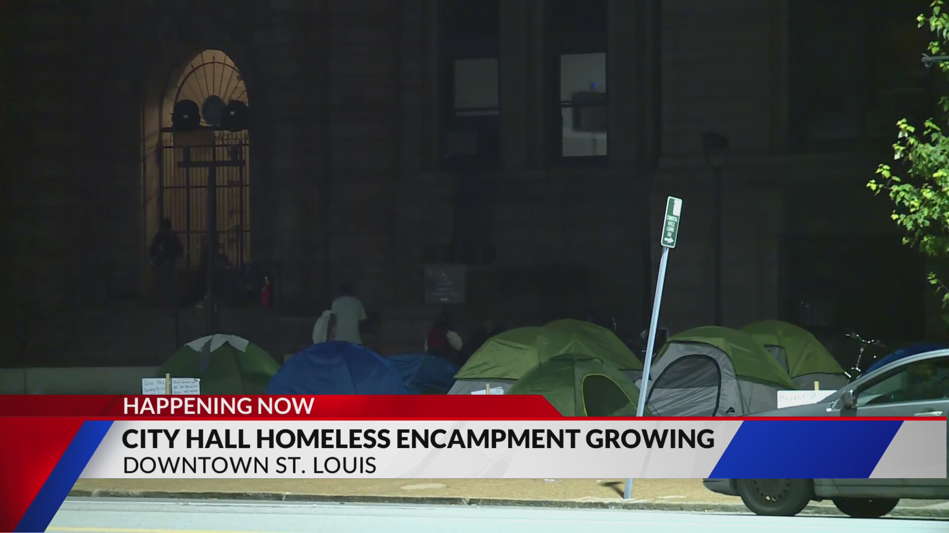 City Hall homless encampment growing downtown – FOX 2
