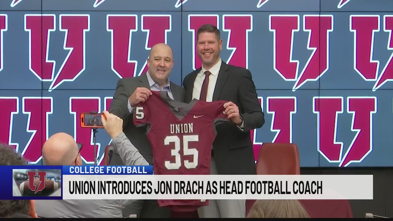 Union introduces Jon Drach as head football coach – NEWS10 ABC