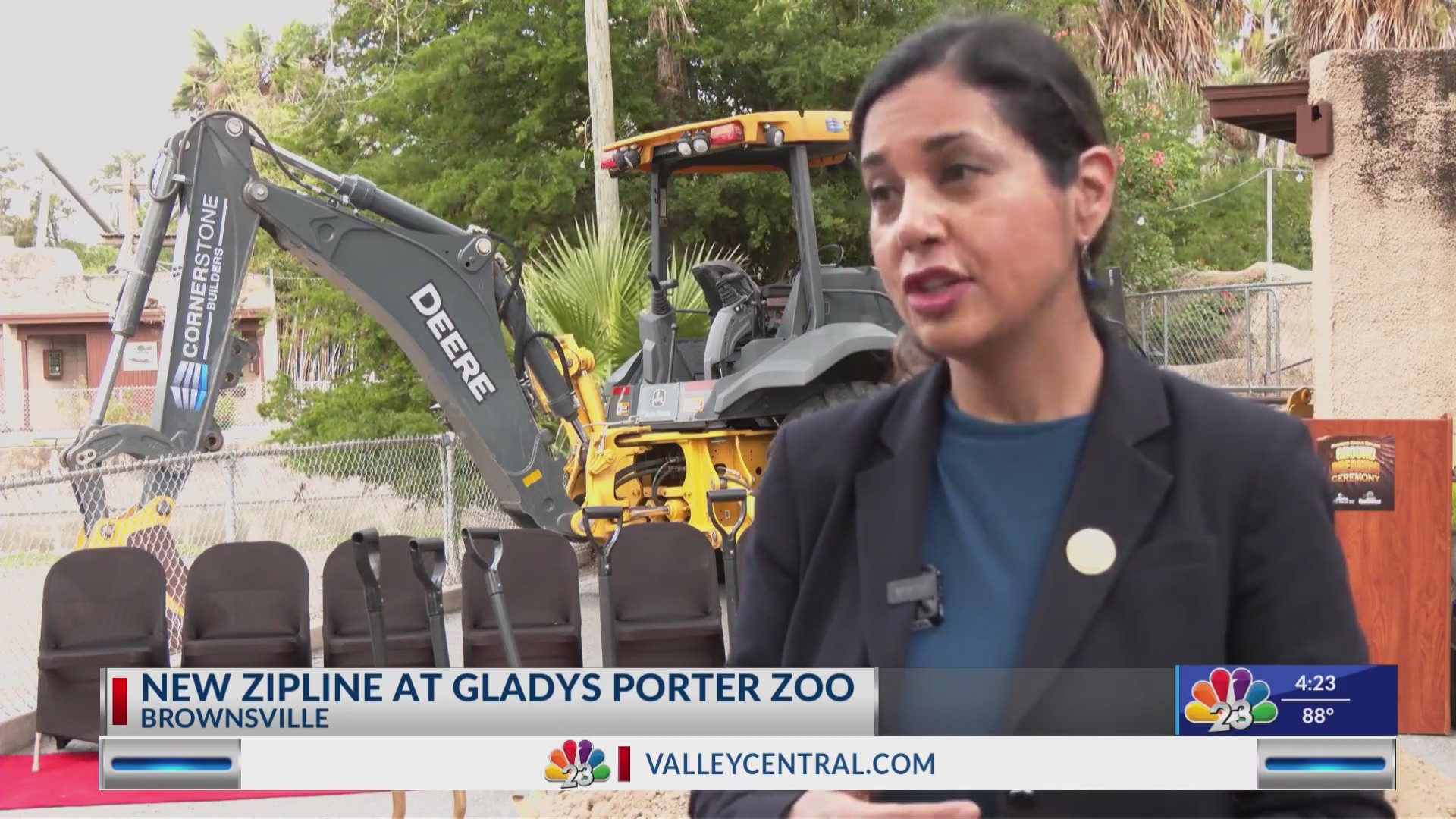 New Zipline at Gladys Porter Zoo – KVEO-TV