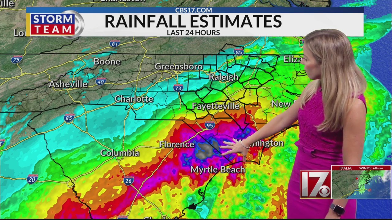 Noon weather with meteorologist Laura Smith – CBS17.com