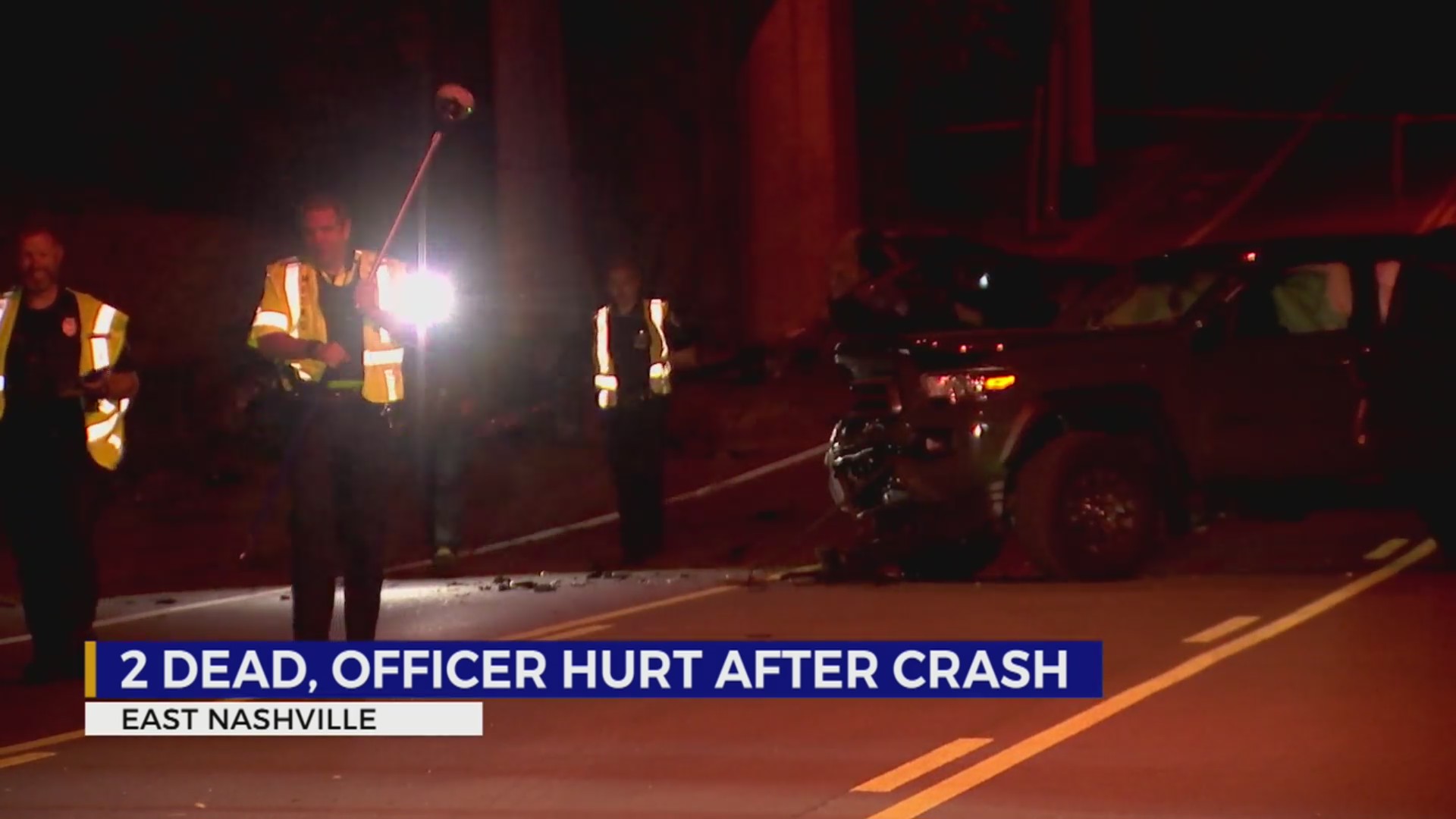 2 motorists killed, officer injured in crash outside East Nashville ...