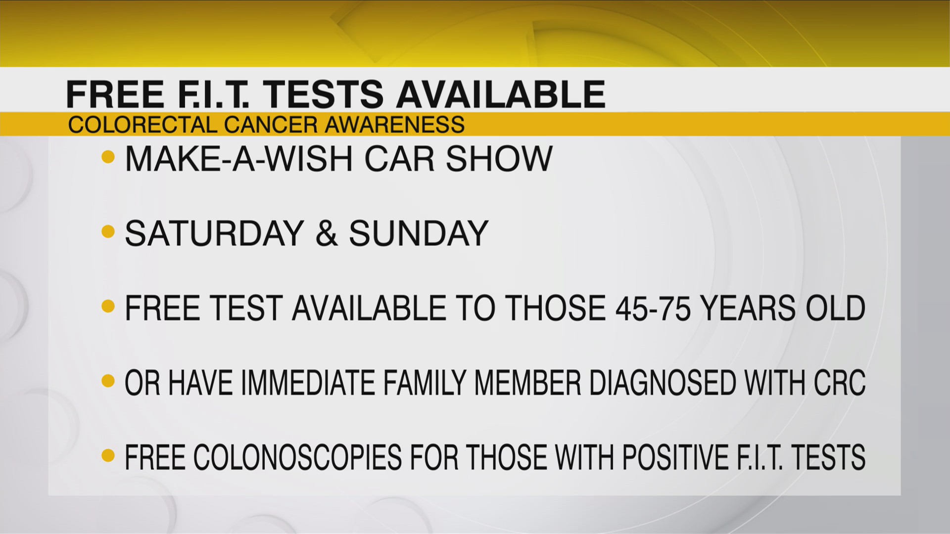 Screening Options for Colorectal Cancer – KAMR – MyHighPlains.com