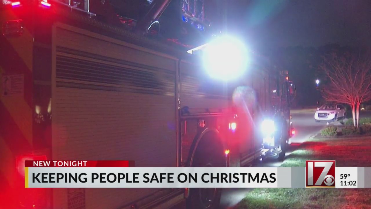 Wake County firefighters celebrate Christmas away from family – CBS17.com