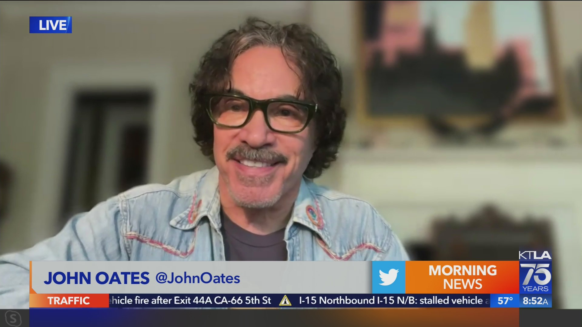 John Oates brings back the mustache for Movember – KTLA