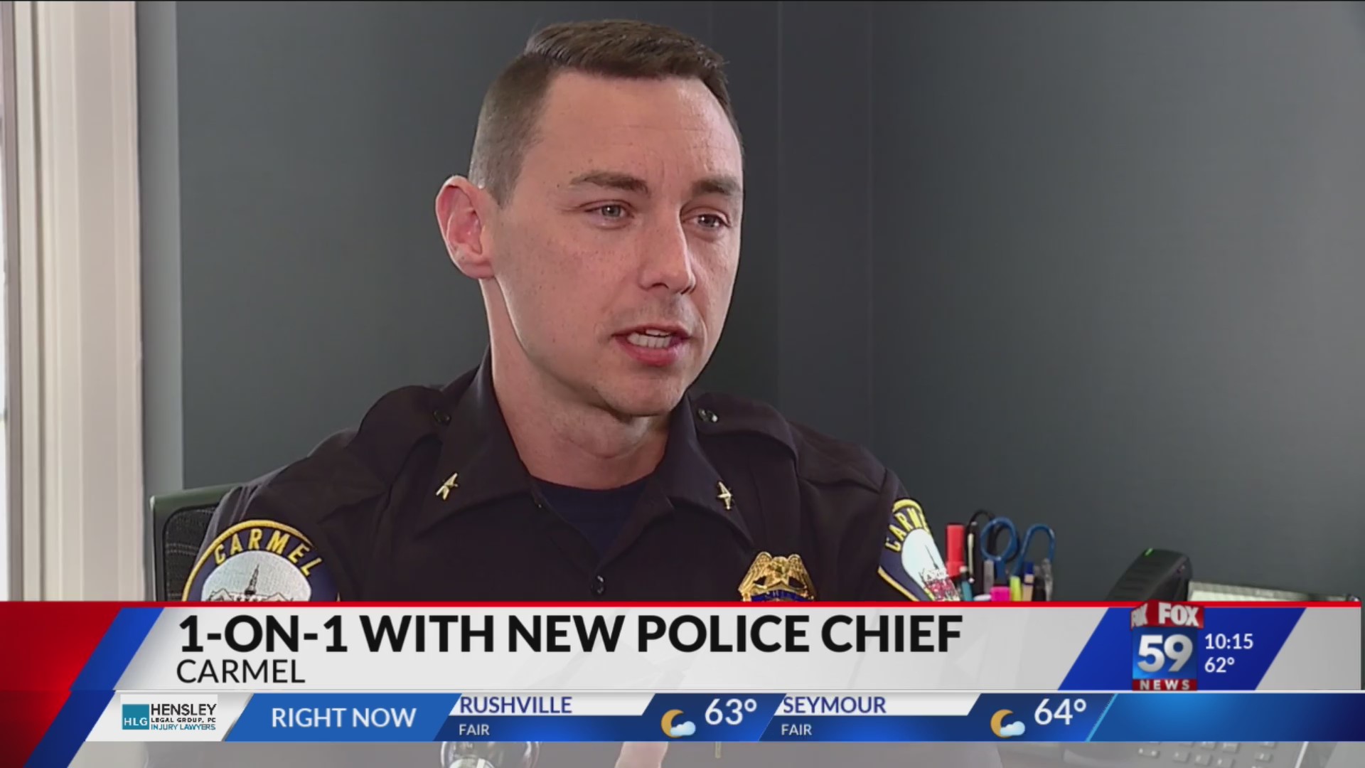 FOX59 sits down with Carmel’s new police chief Drake Sterling – Fox 59