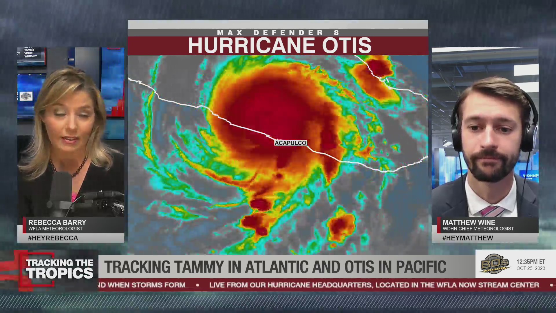 Hurricane Tammy strengthens in the Atlantic; Otis slams Mexico as ...