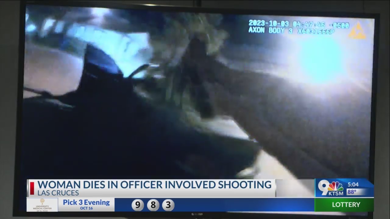 Las Cruces woman died in officer-involved shooting. LCPD released footage of incident – KTSM 9 News