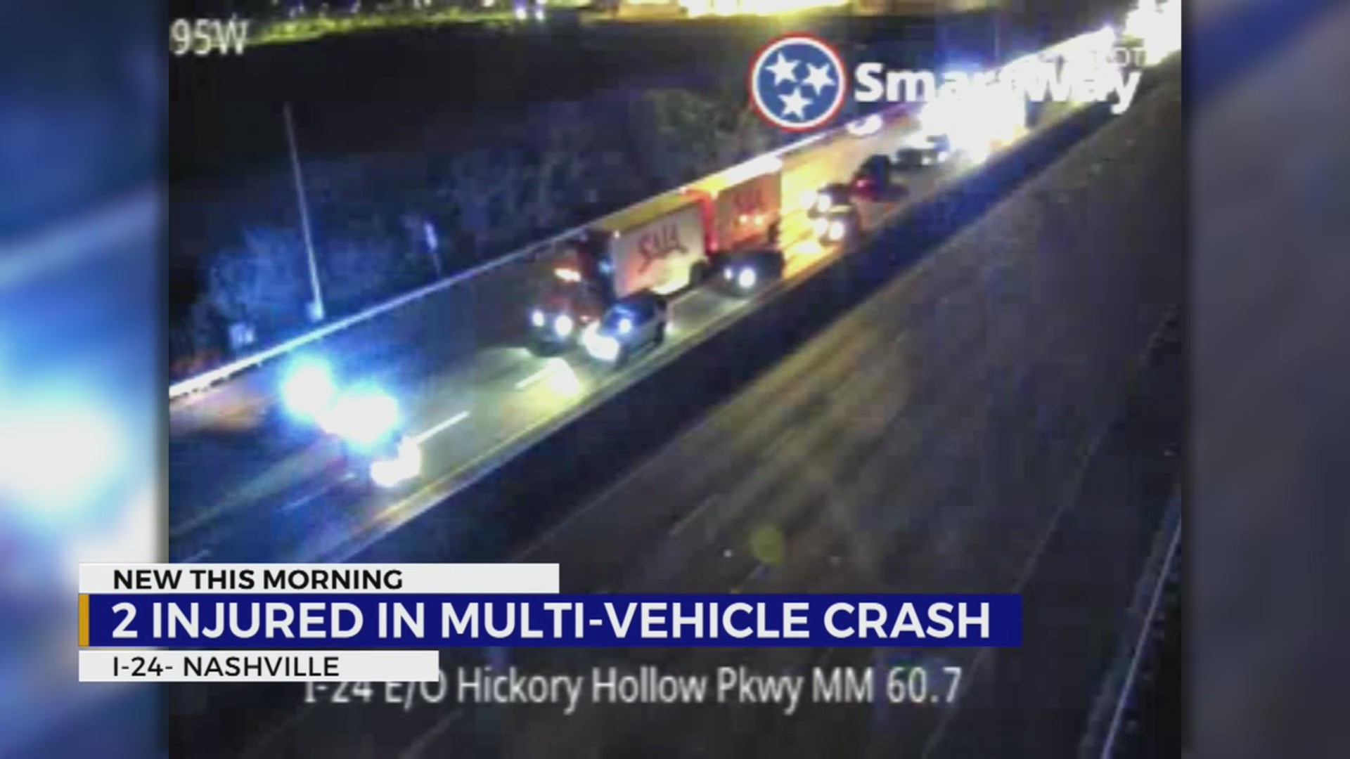 2 injured in multi-vehicle crash along I-24 – WKRN News 2