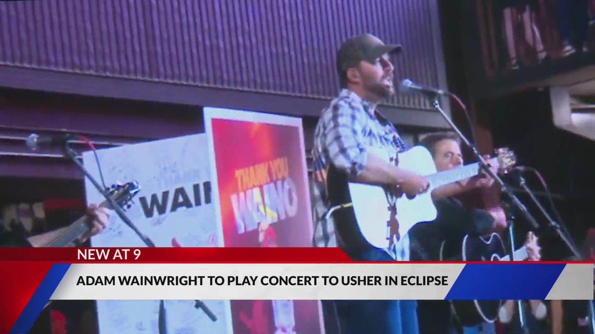 Adam Wainwright to play a concert to usher in eclipse – FOX 2