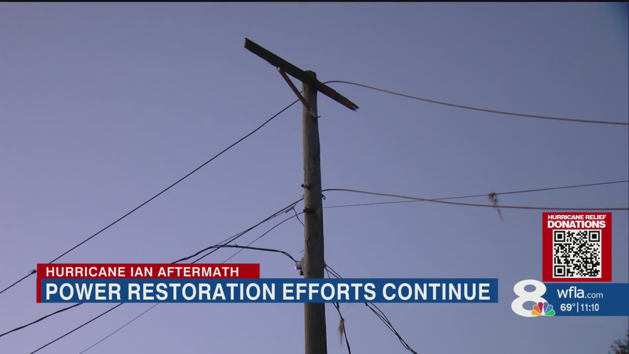 TECO power restoration efforts to continue throughout the weekend after ...