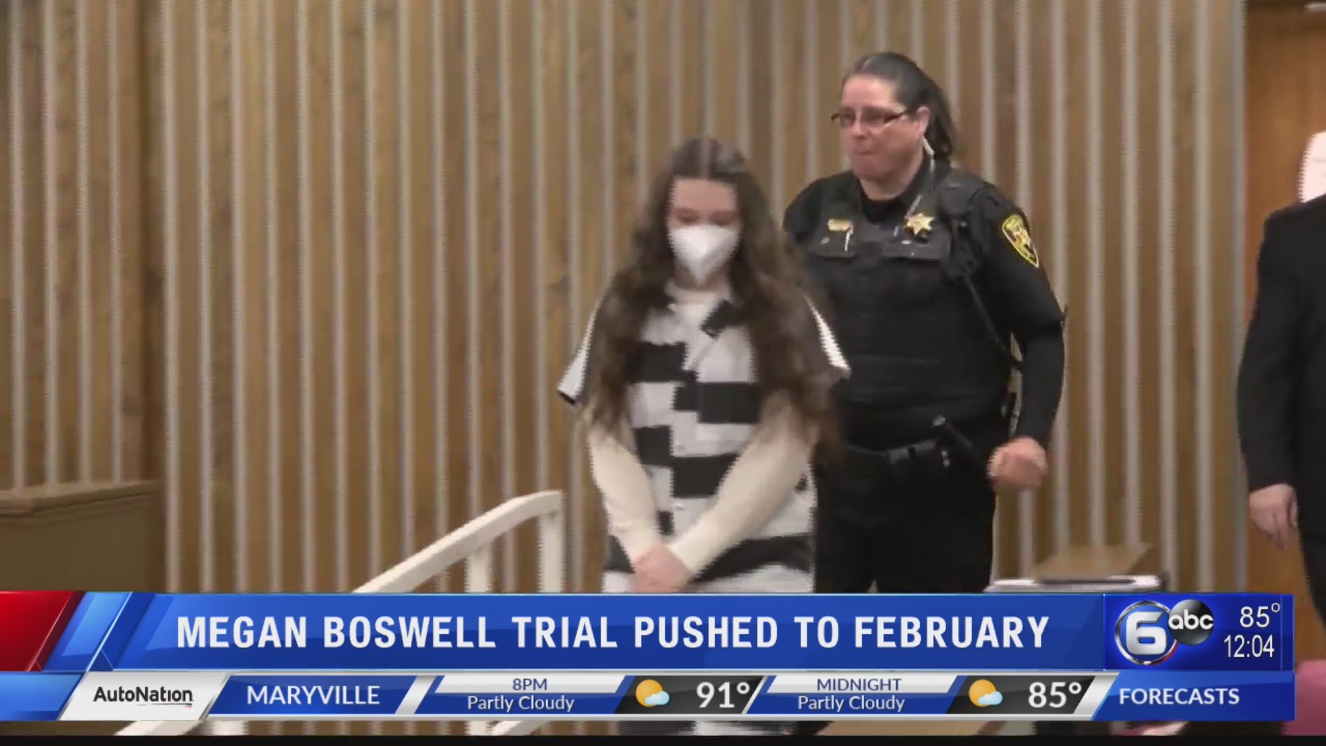 Megan Boswell trial pushed to February – WATE 6 On Your Side
